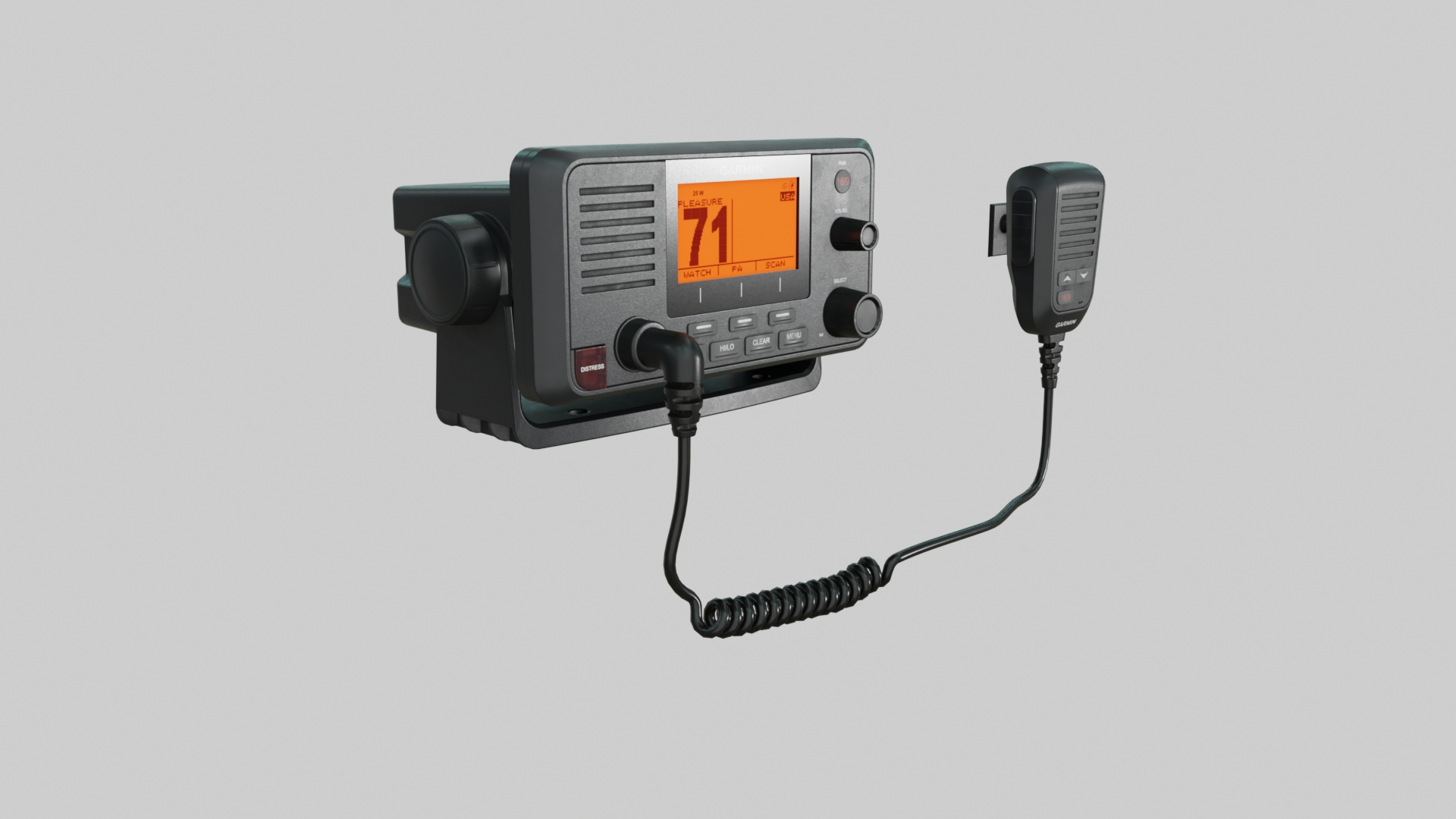 3D VHF 215i AIS Marine Radio - TurboSquid 2464249