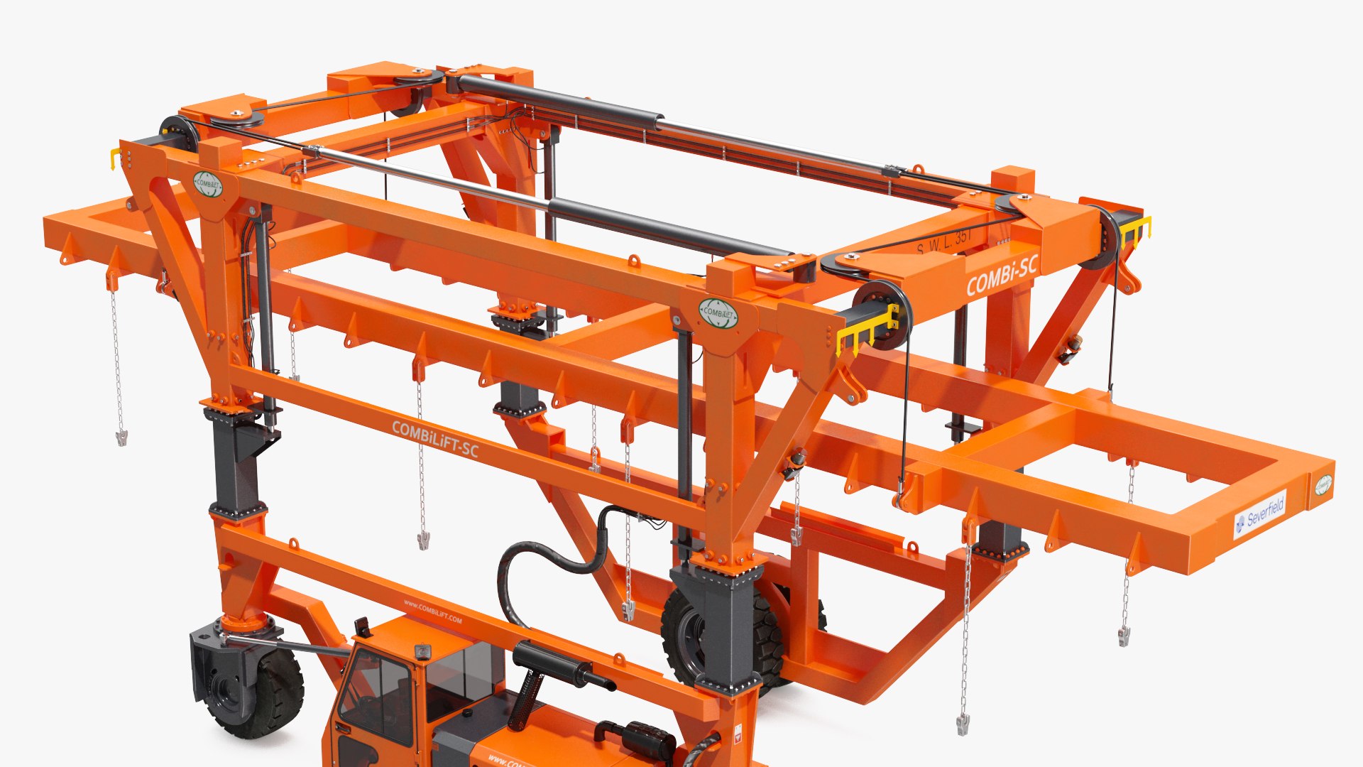 Combilift sc straddle carrier 3D model - TurboSquid 1451144