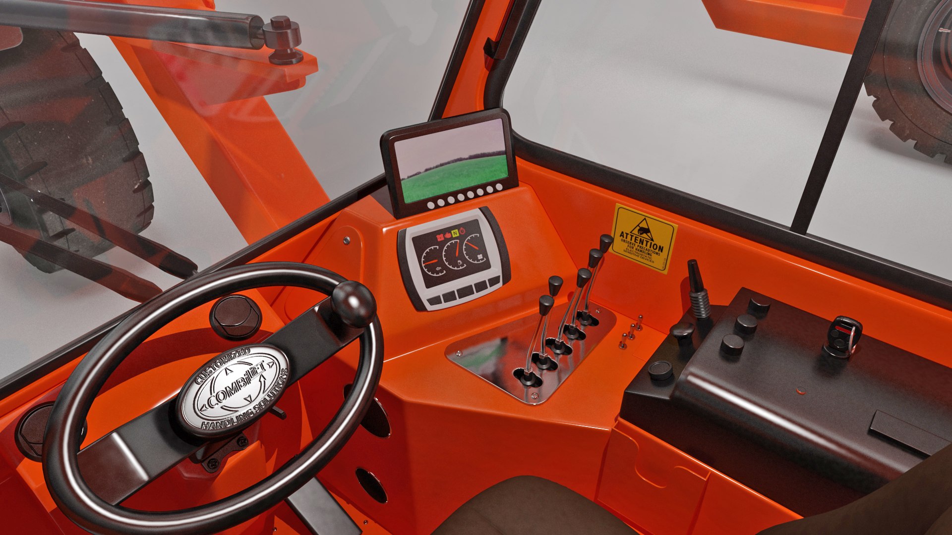 Combilift sc straddle carrier 3D model - TurboSquid 1451144