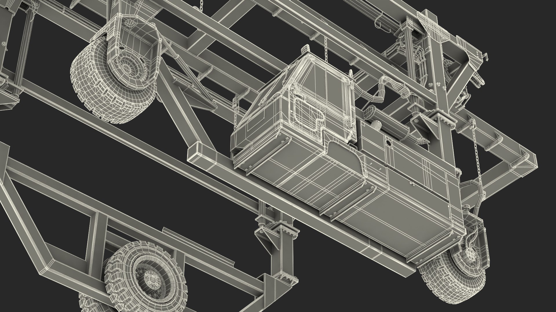 Combilift sc straddle carrier 3D model - TurboSquid 1451144