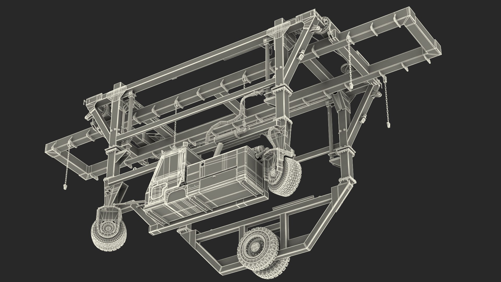 Combilift sc straddle carrier 3D model - TurboSquid 1451144