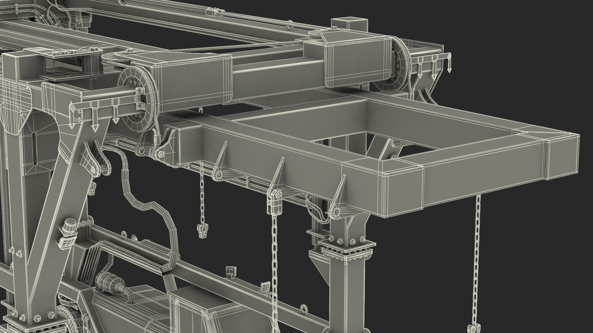 Combilift sc straddle carrier 3D model - TurboSquid 1451144
