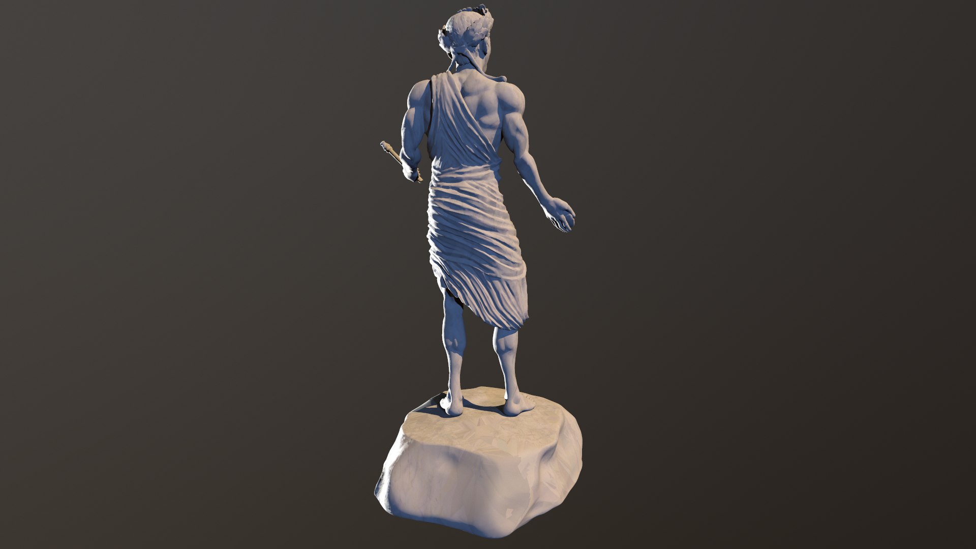 3D Statue Emperor - TurboSquid 1690440