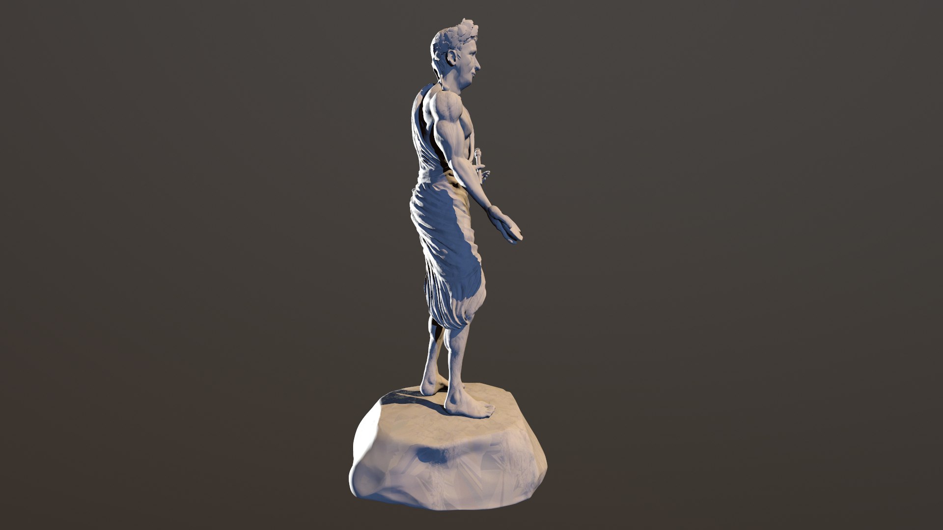 3D Statue Emperor - TurboSquid 1690440