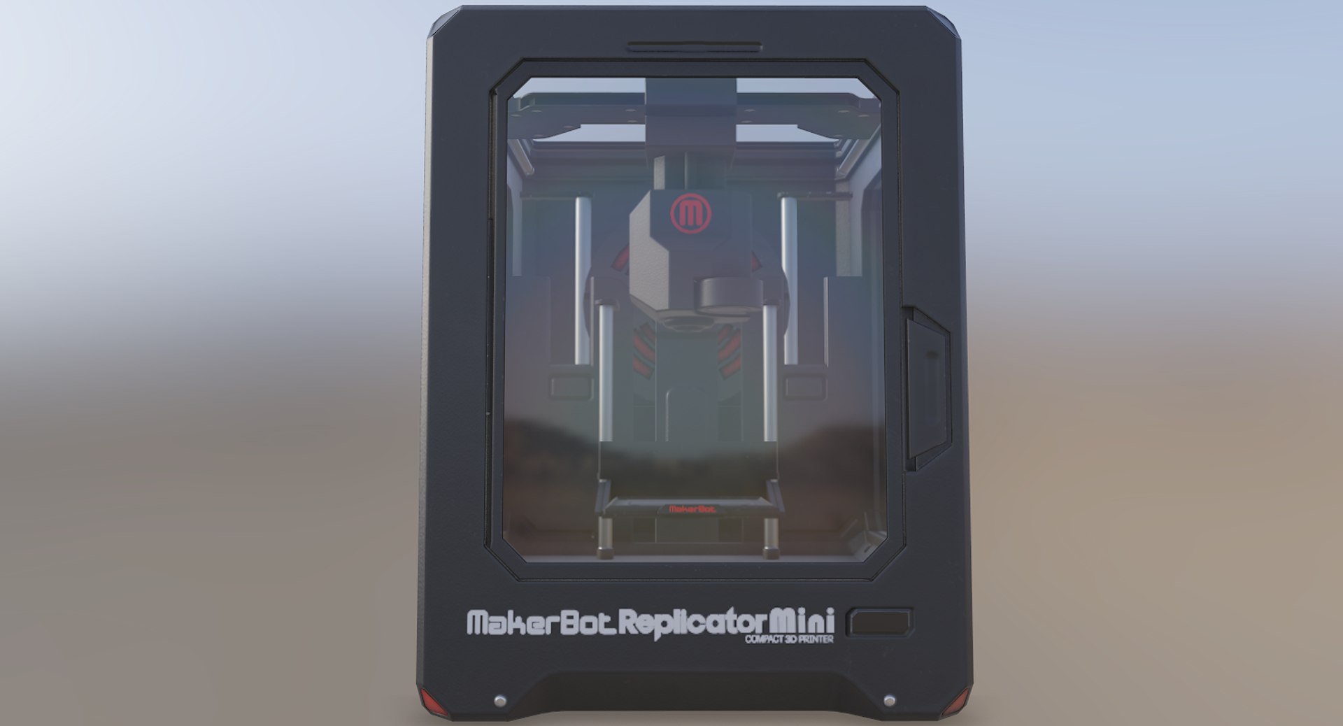 Maker Bot Mini Printer 3d Model