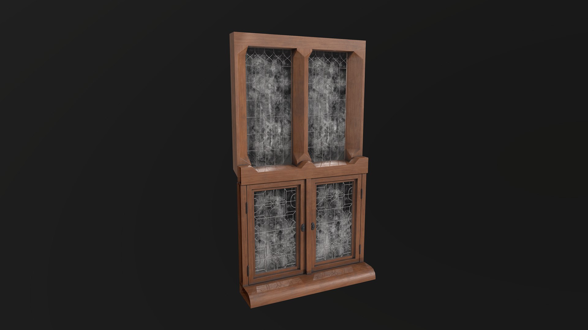 Window frame 3D model - TurboSquid 1446998