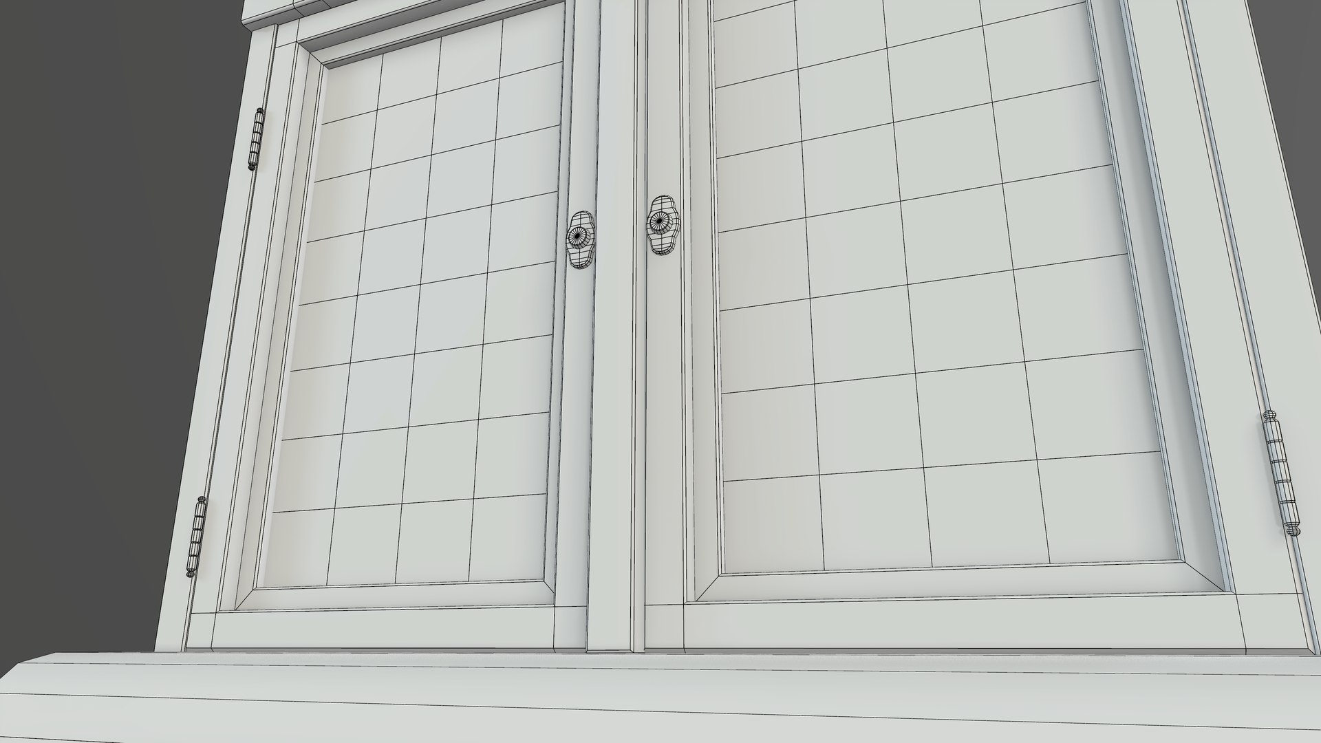 Window frame 3D model - TurboSquid 1446998