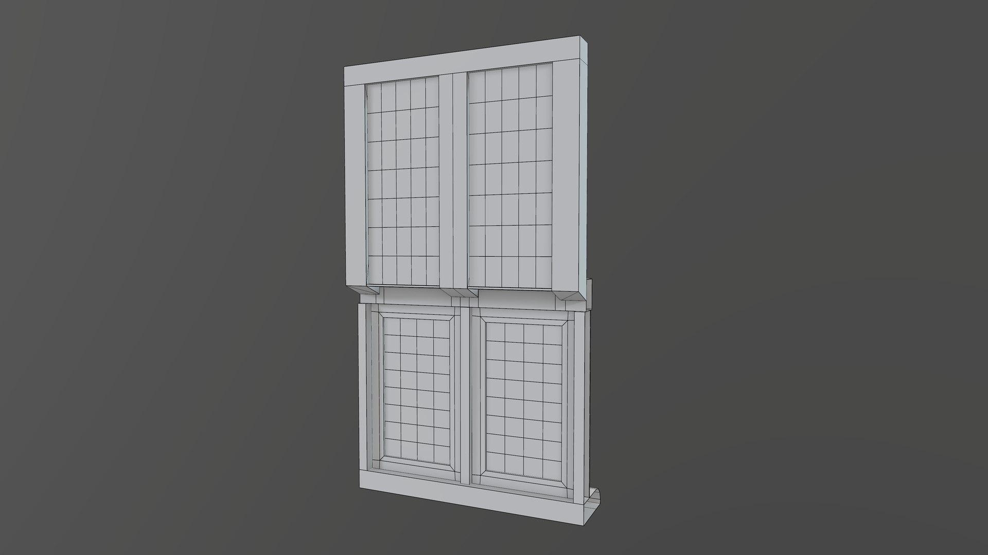 Window frame 3D model - TurboSquid 1446998