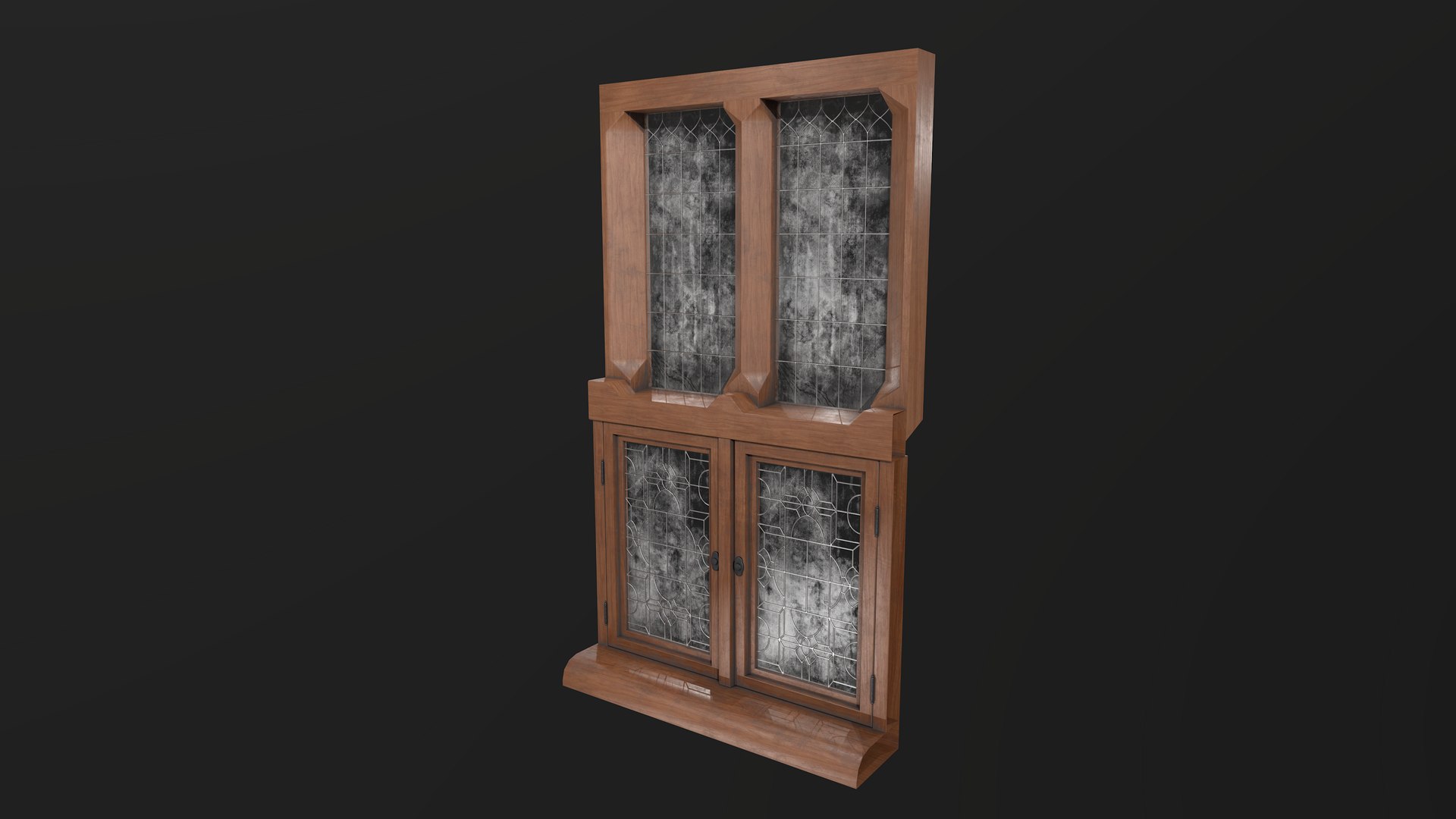 Window frame 3D model - TurboSquid 1446998
