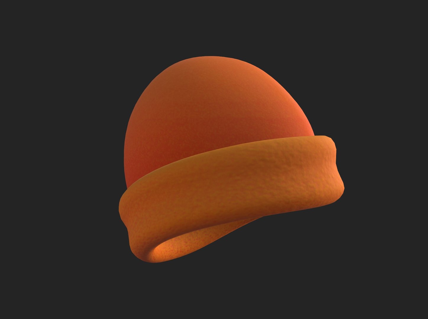 Hat056 Orange Nightcap 3D Model - TurboSquid 2337678