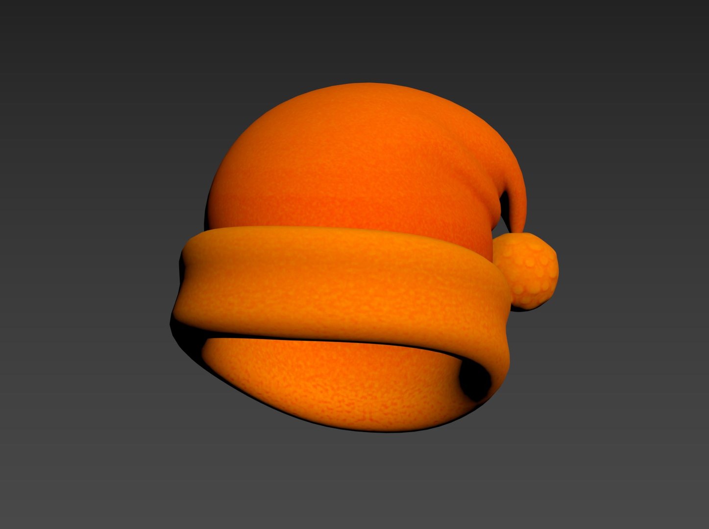 Hat056 Orange Nightcap 3D Model - TurboSquid 2337678