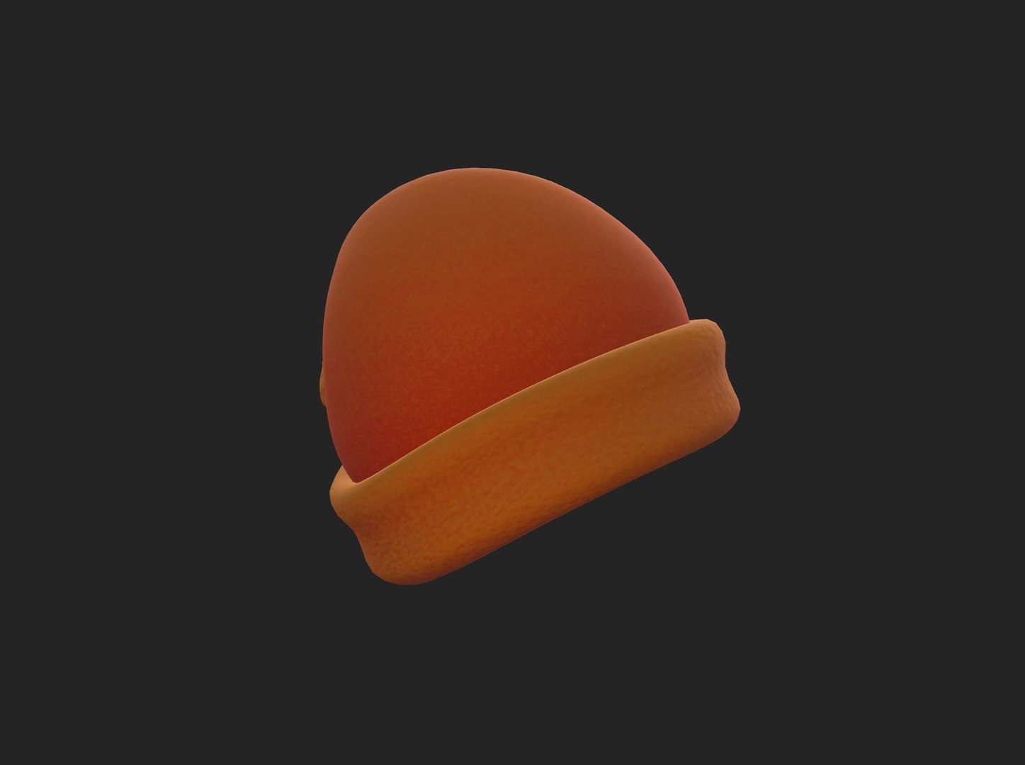 Hat056 Orange Nightcap 3D Model - TurboSquid 2337678