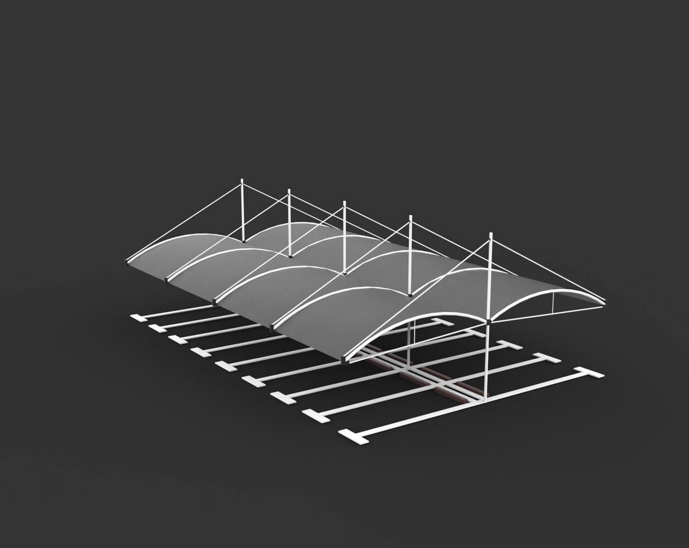 Parking Shelter 3D Model 3D Model - TurboSquid 2349488