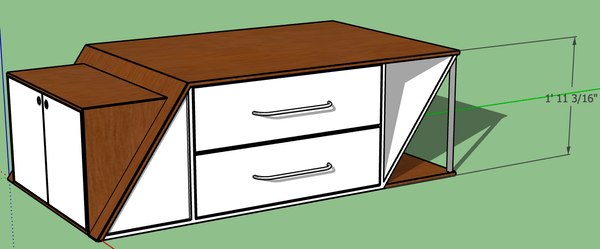 3D modern dresser - TurboSquid 1407800