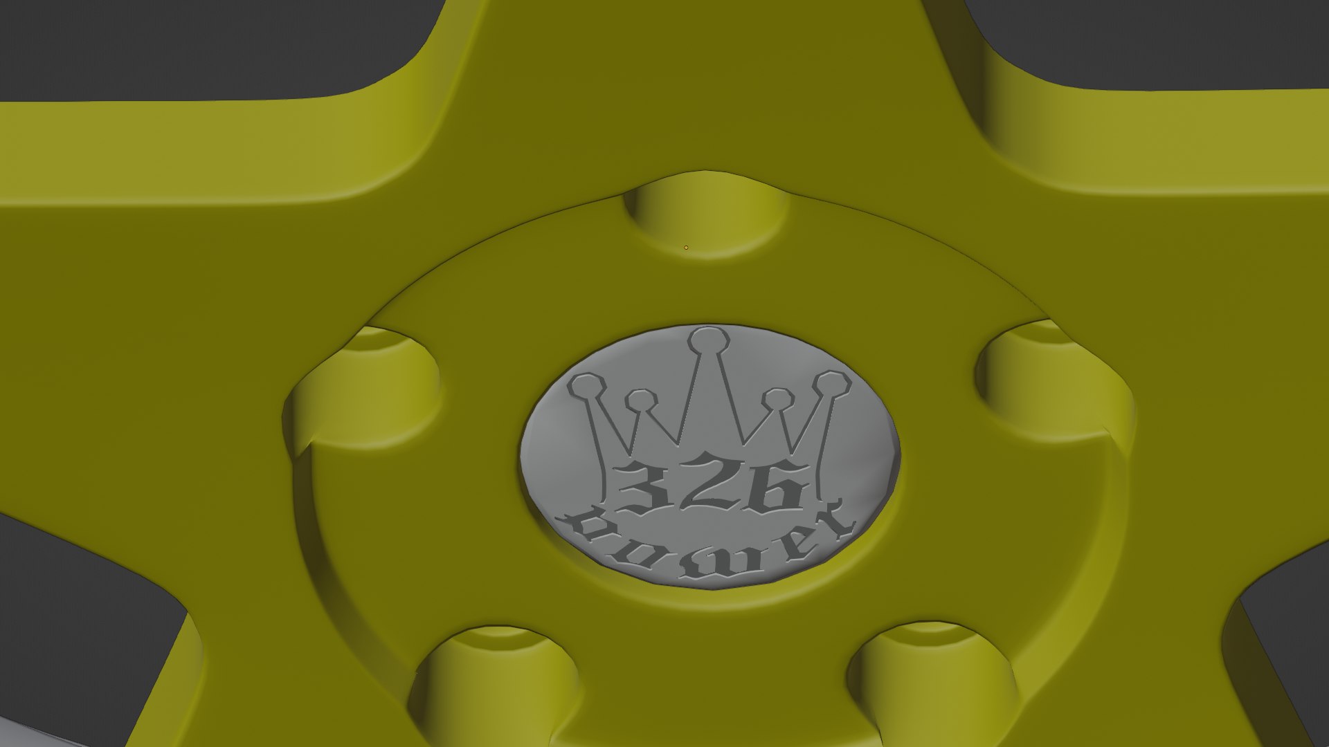 326Power Yabaking Spoke 3D Model - TurboSquid 1835556