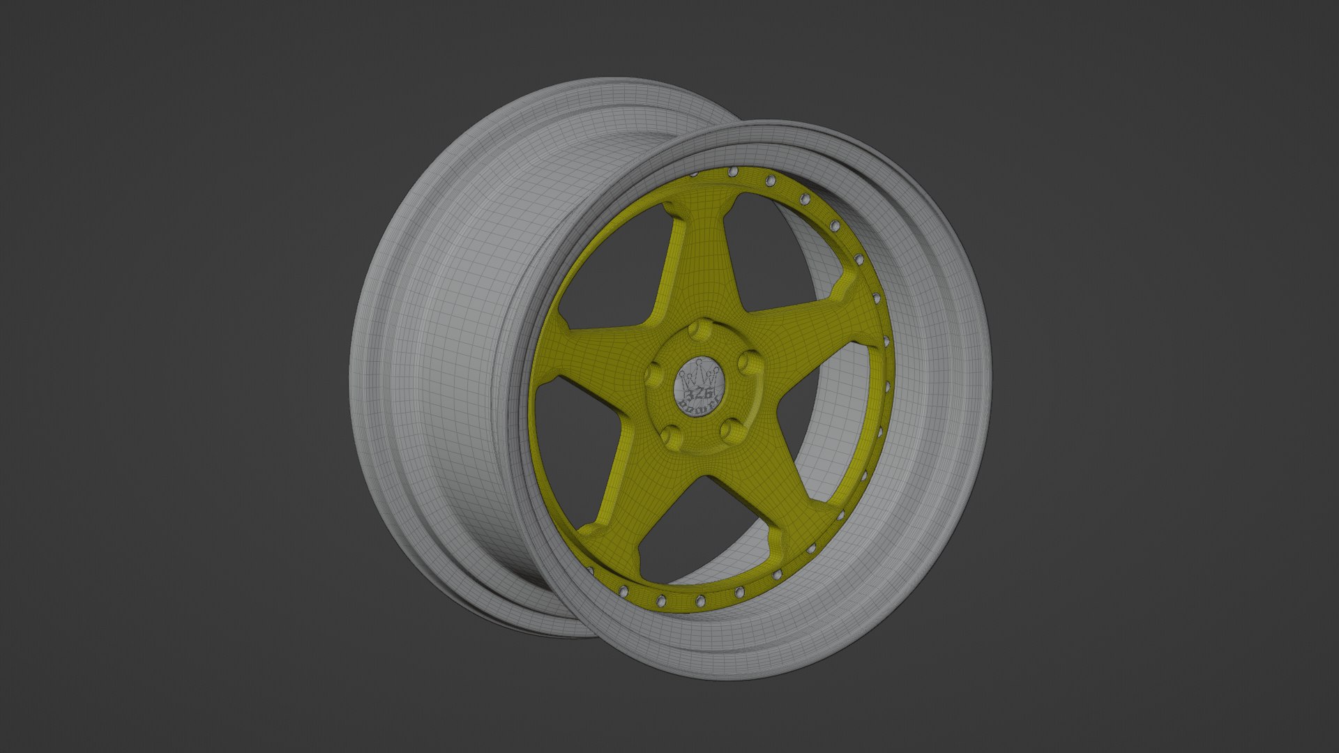 326Power Yabaking Spoke 3D Model - TurboSquid 1835556