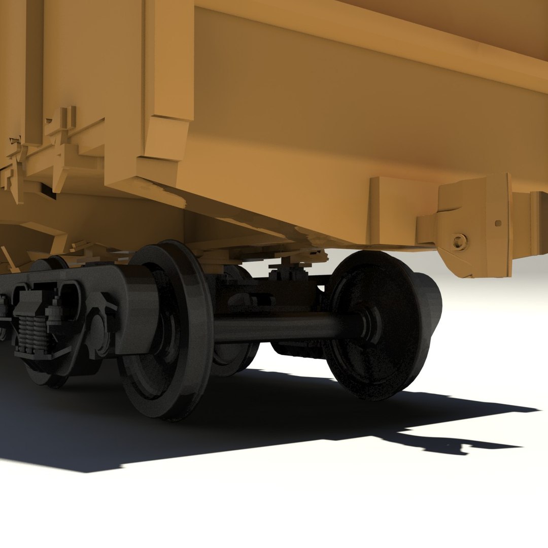 Railway Wagon 3d Model