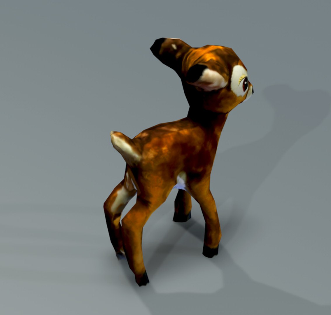 3d deer normalmap