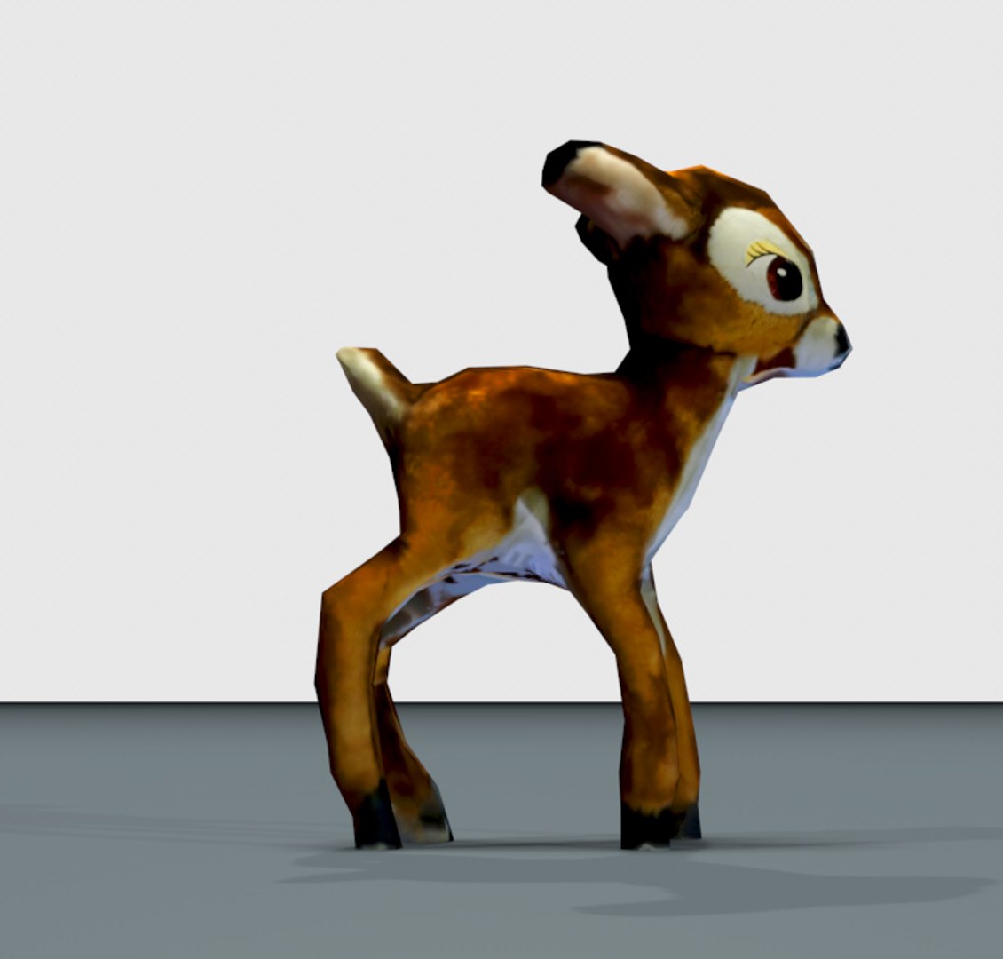 3d deer normalmap