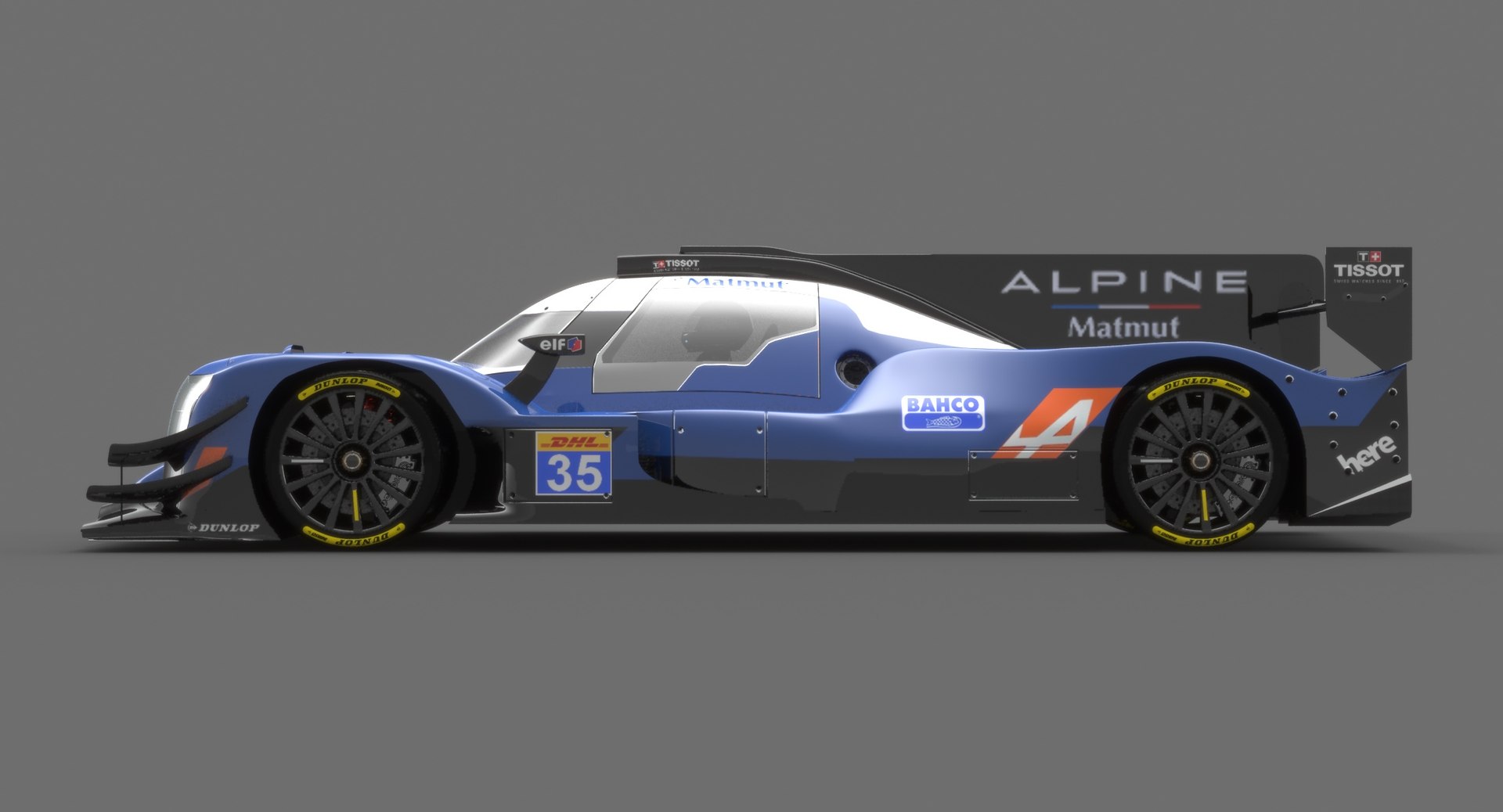 Signatech Alpine Matmut Lmp2 3D Model - TurboSquid 1197832
