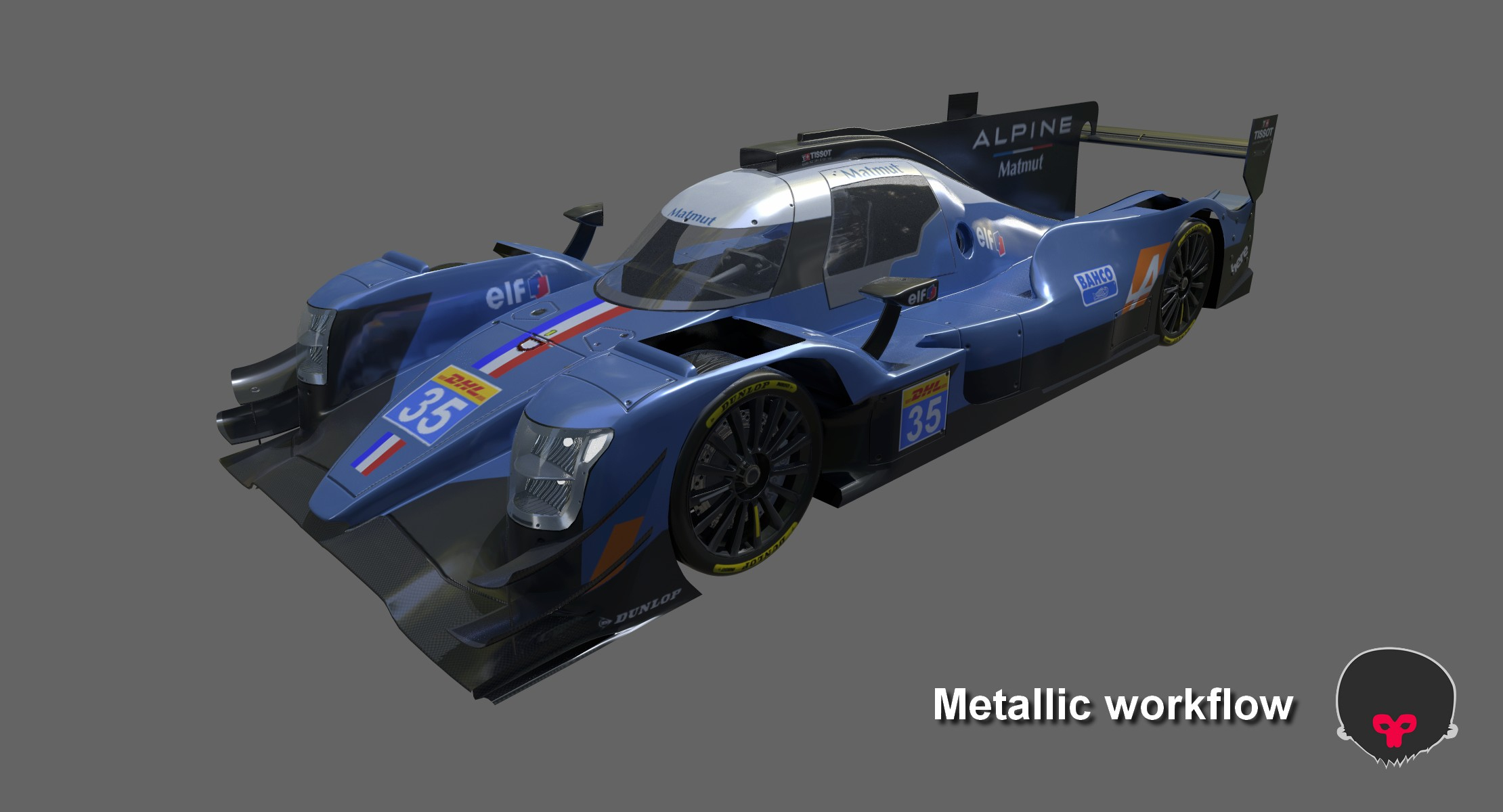 Signatech alpine matmut lmp2 3D model - TurboSquid 1197832