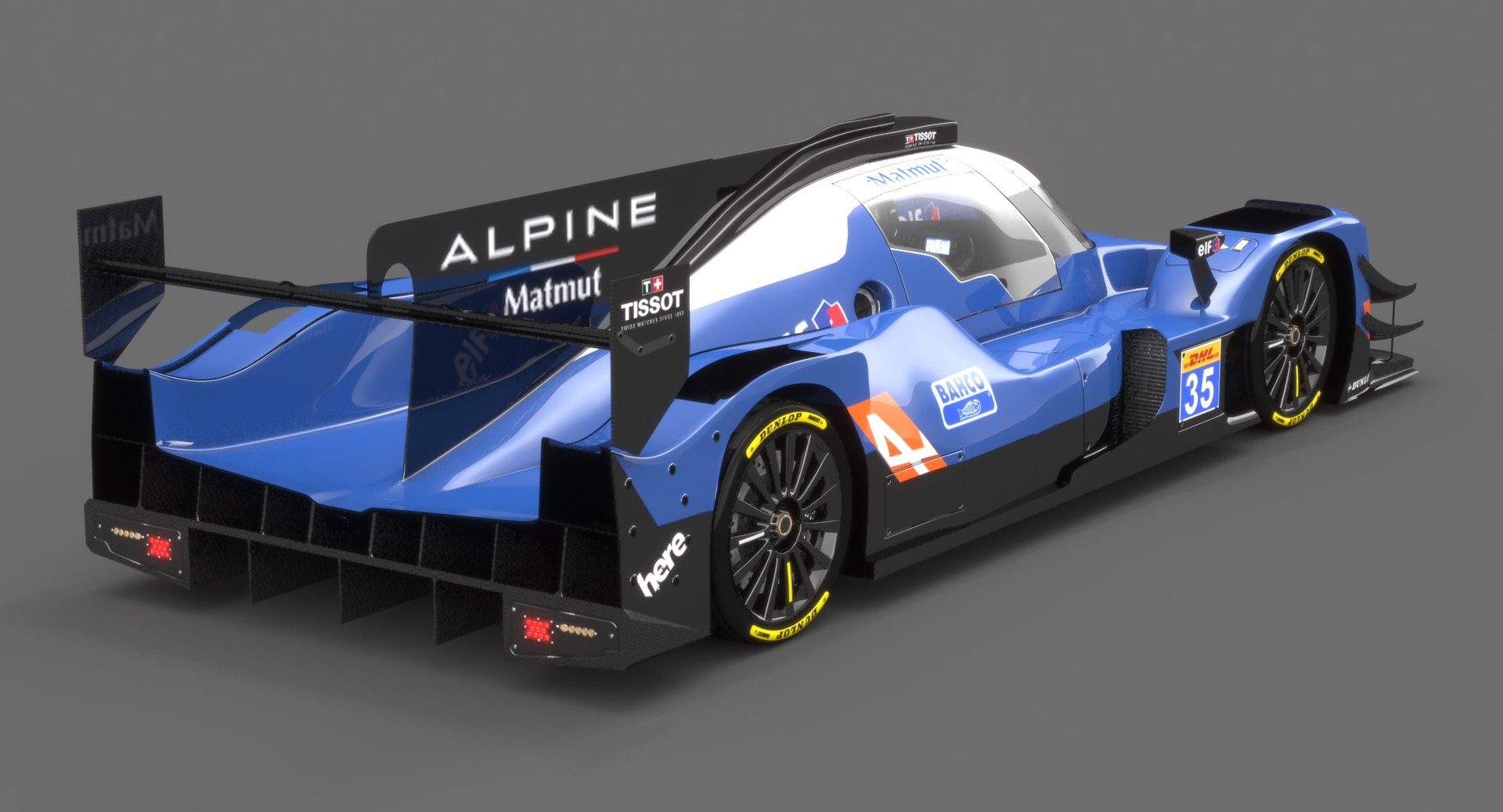 Signatech Alpine Matmut Lmp2 3D Model - TurboSquid 1197832
