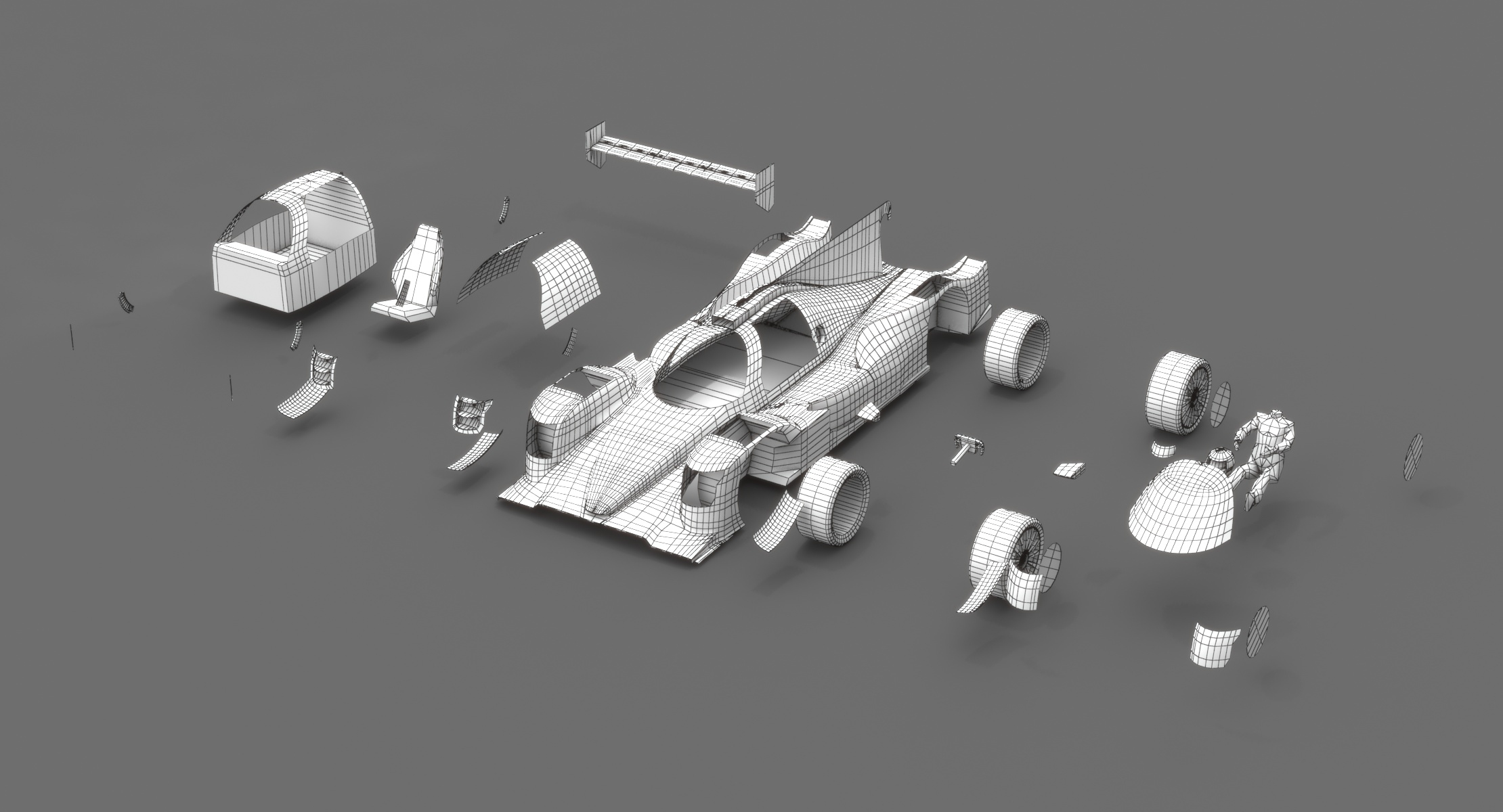 Signatech alpine matmut lmp2 3D model - TurboSquid 1197832