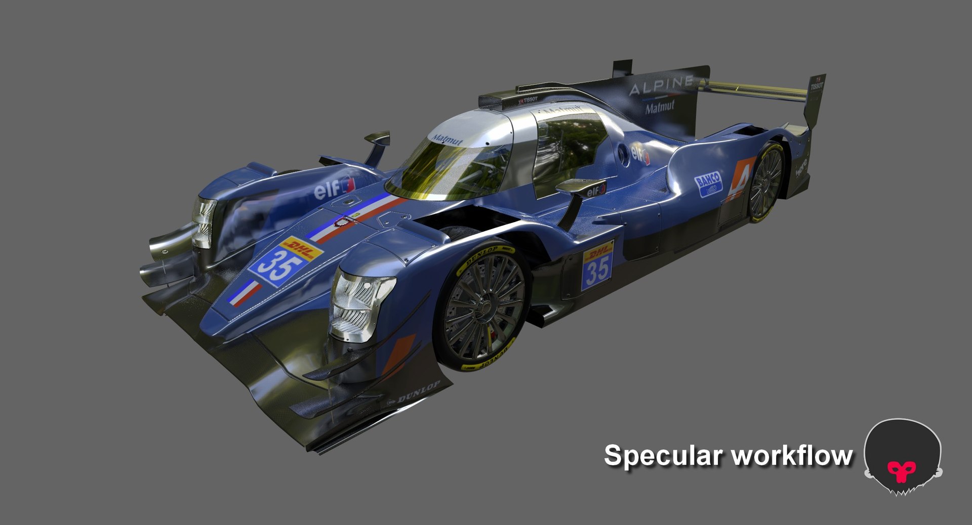 Signatech Alpine Matmut Lmp2 3D Model - TurboSquid 1197832