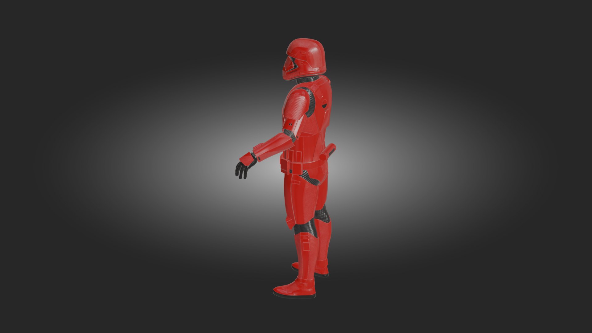 Red StormTrooper Star Wars 3D Model 3D Model - TurboSquid 2315811