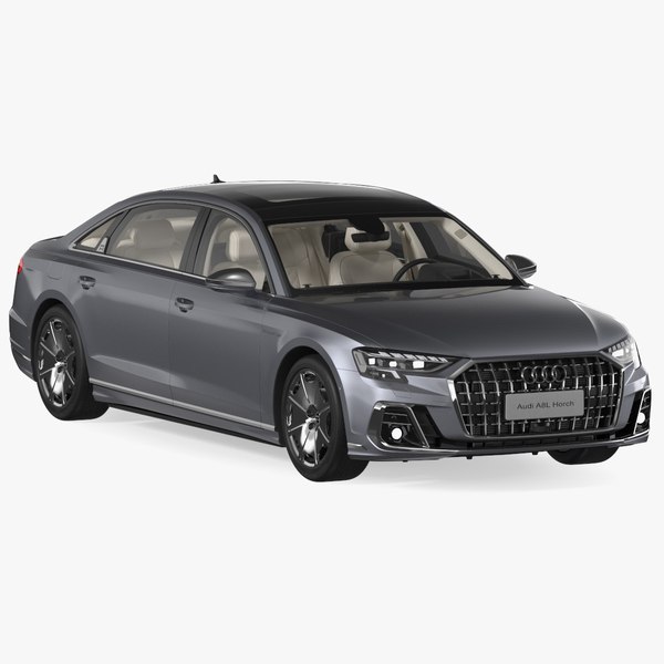 modelo 3d Audi A8L Horch Limusina Gris Rigged - TurboSquid 1987213