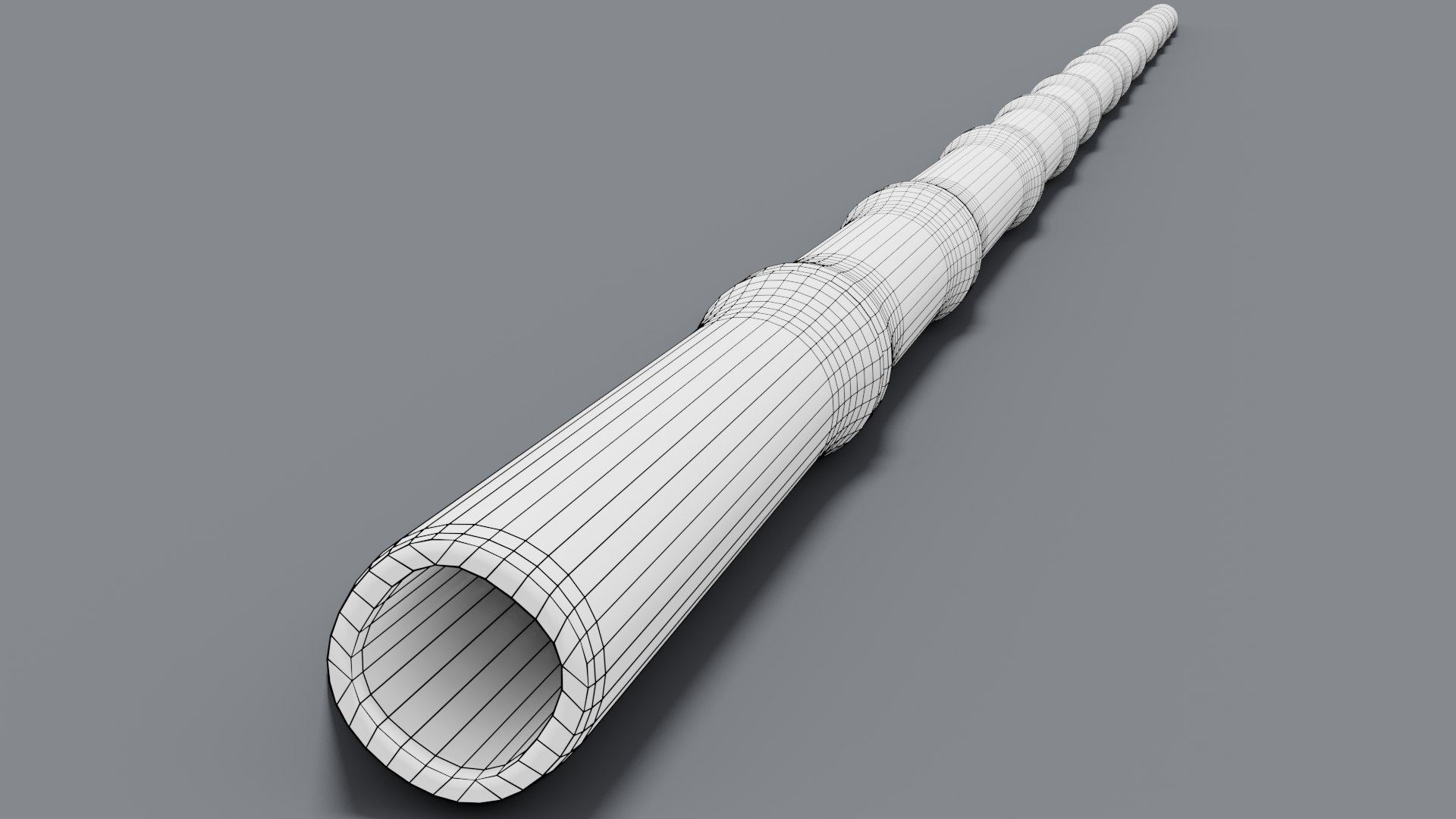 3D Model Bamboo Bo Staff - TurboSquid 1466256