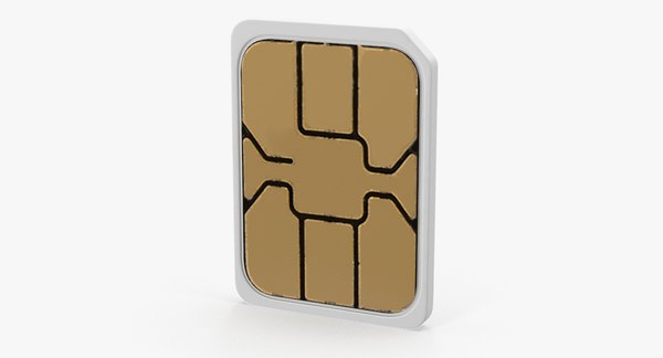 3D модель Sim Card Tray with Nano SIM Card Collection - TurboSquid 1949110