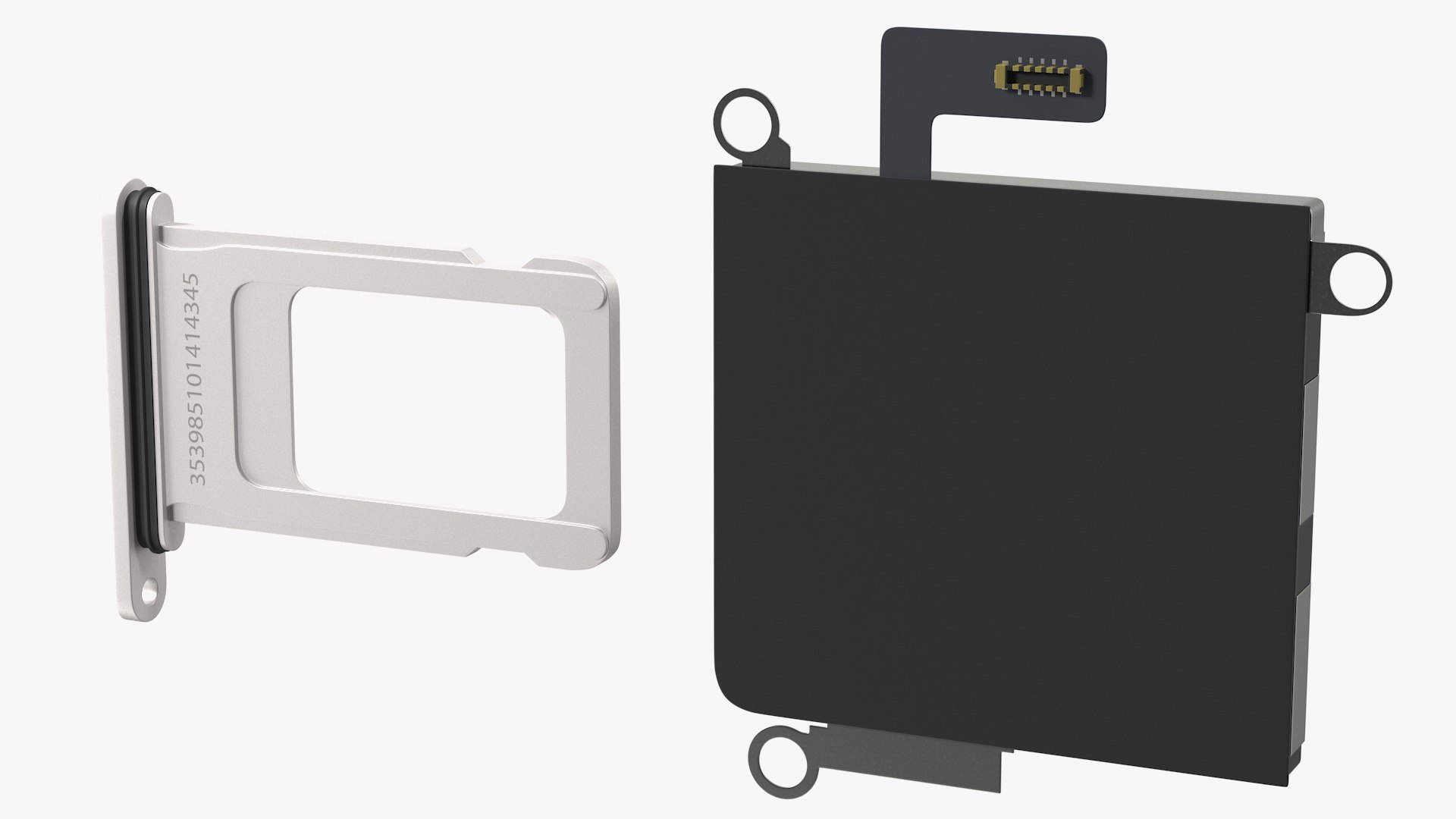 Sim Card Tray with Nano SIM Card Collection 3D model - TurboSquid 1949110