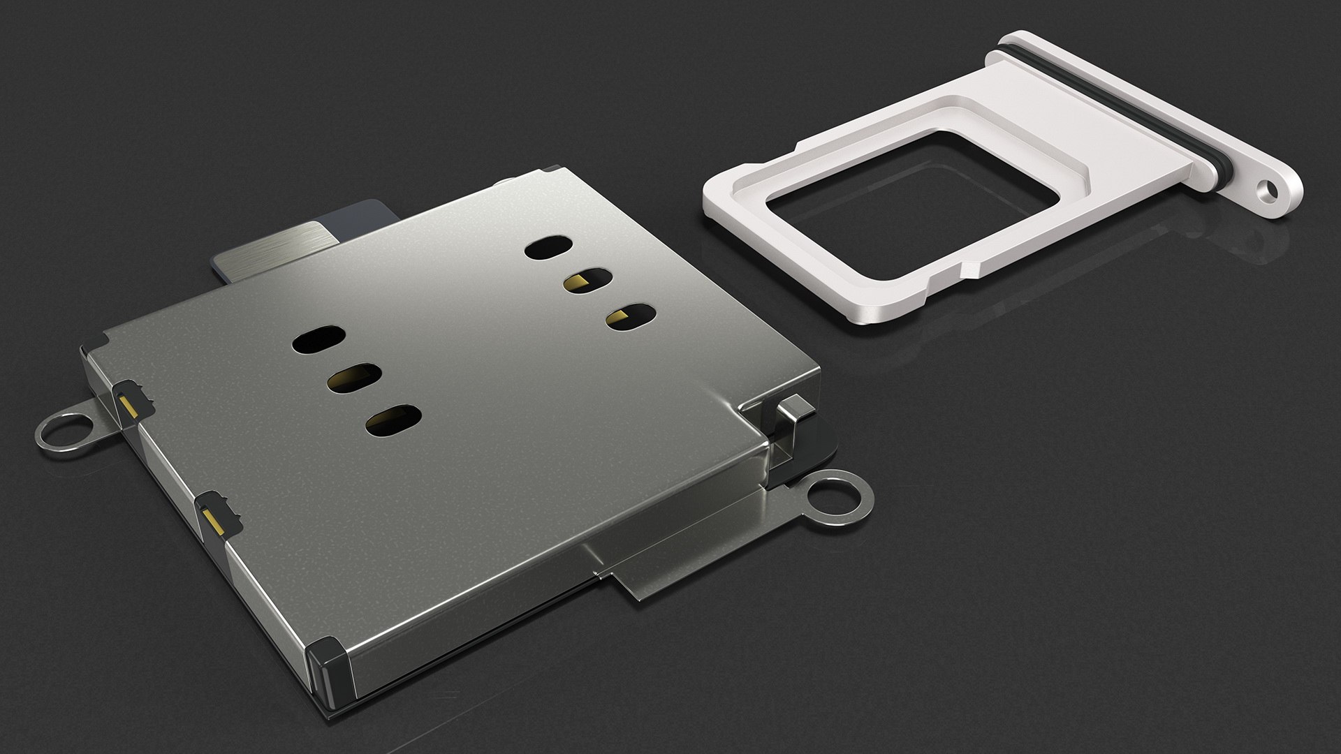 Sim Card Tray With Nano SIM Card Collection 3D Model - TurboSquid 1949110
