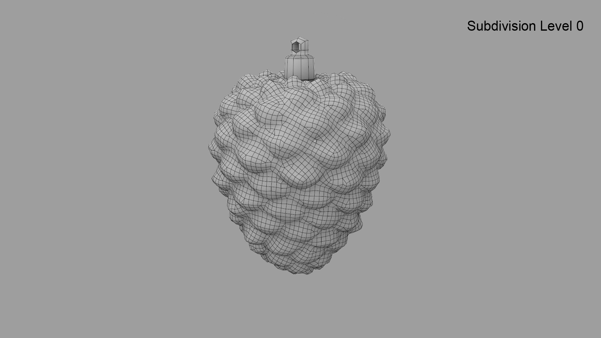 3D Decorative Pine Cone model - TurboSquid 2129358