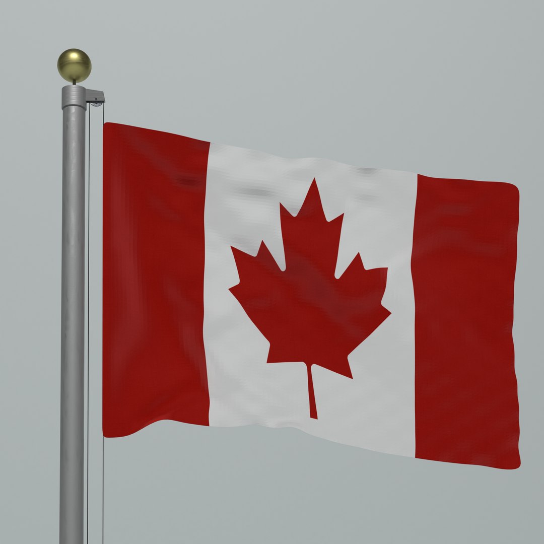 Canada Flag 3D Model - TurboSquid 1820346