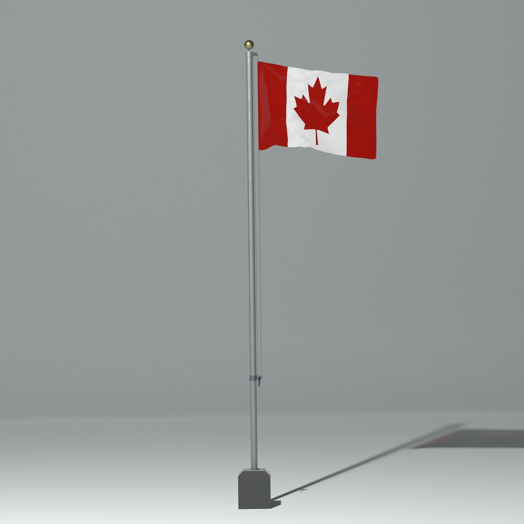 Canada Flag 3D Model - TurboSquid 1820346