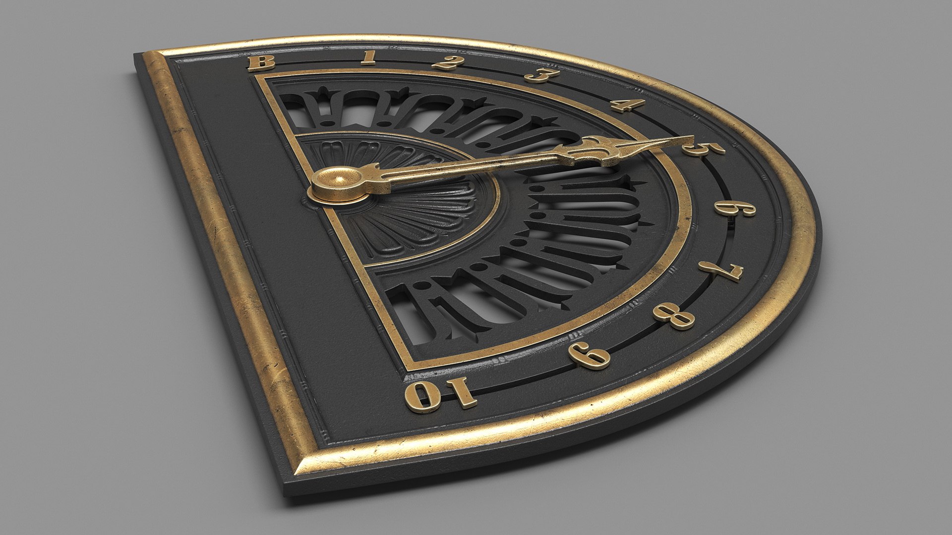 Vintage Elevator Floor Indicator 3D Model - TurboSquid 2280214