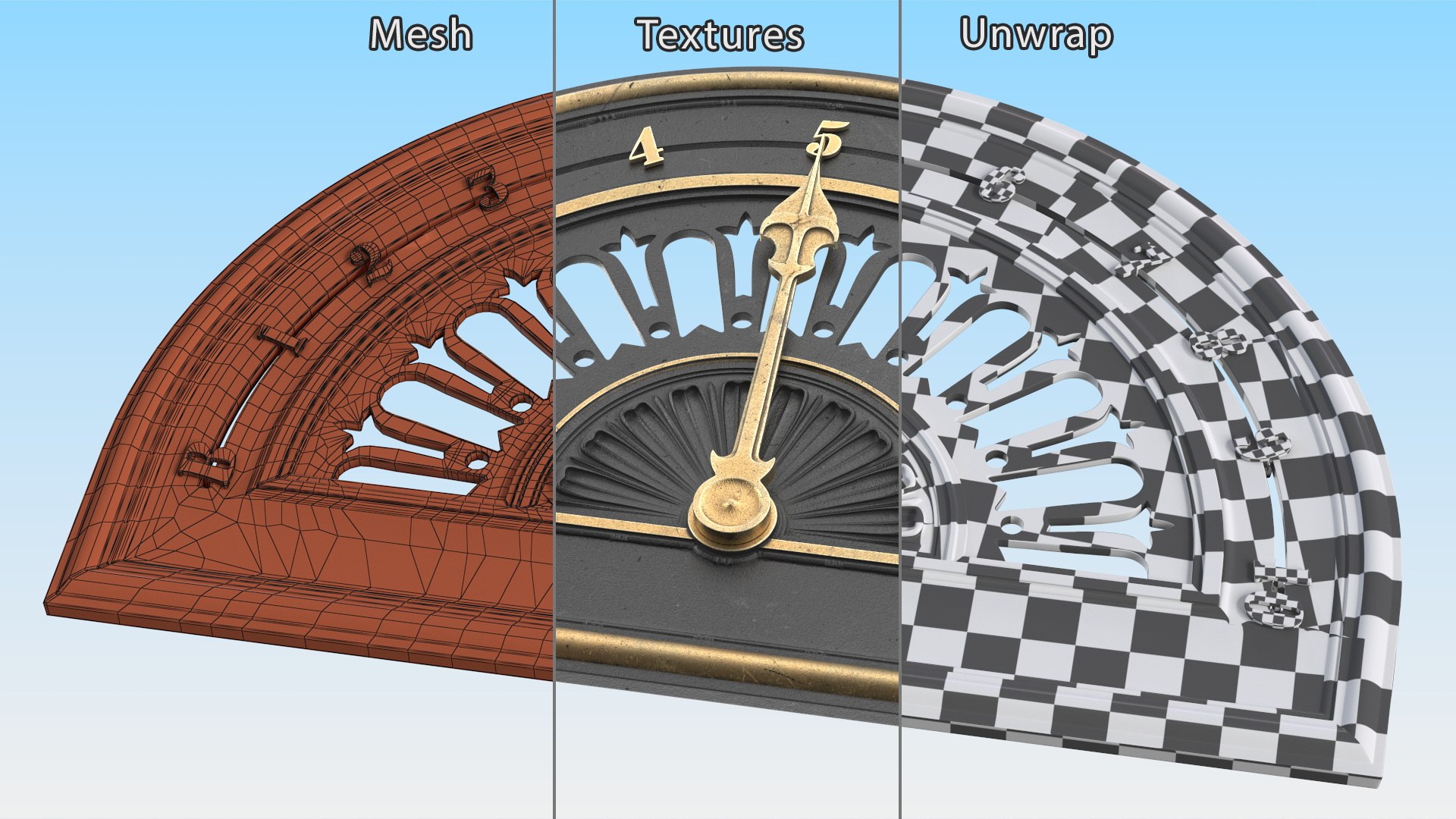 Vintage Elevator Floor Indicator 3D Model - TurboSquid 2280214