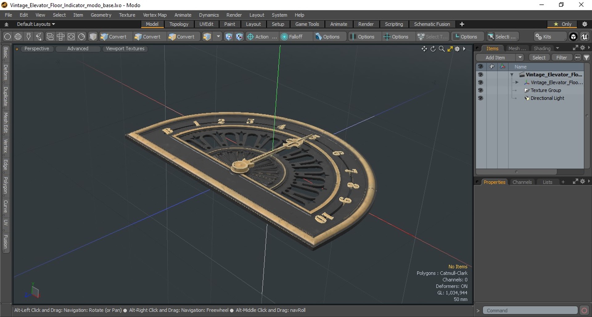 Vintage Elevator Floor Indicator 3D Model - TurboSquid 2280214
