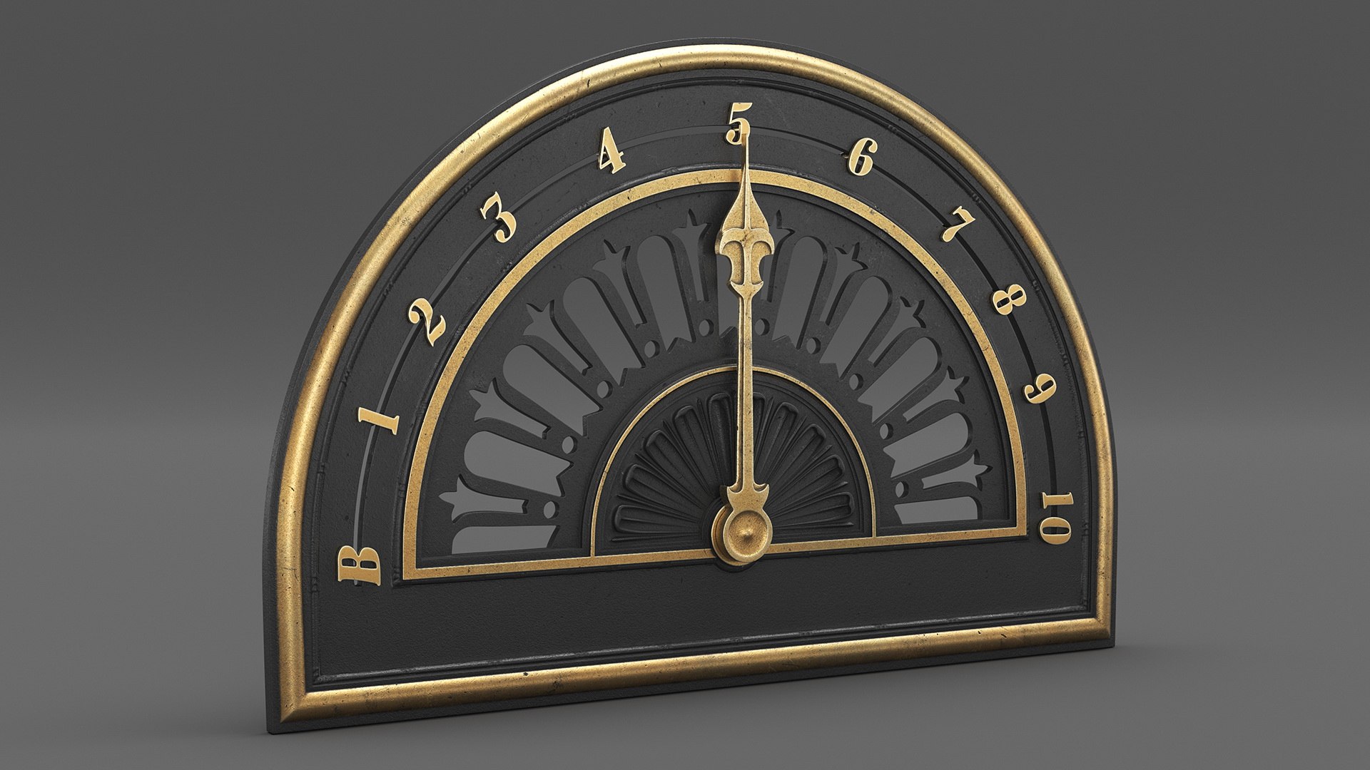 Vintage Elevator Floor Indicator 3D Model - TurboSquid 2280214