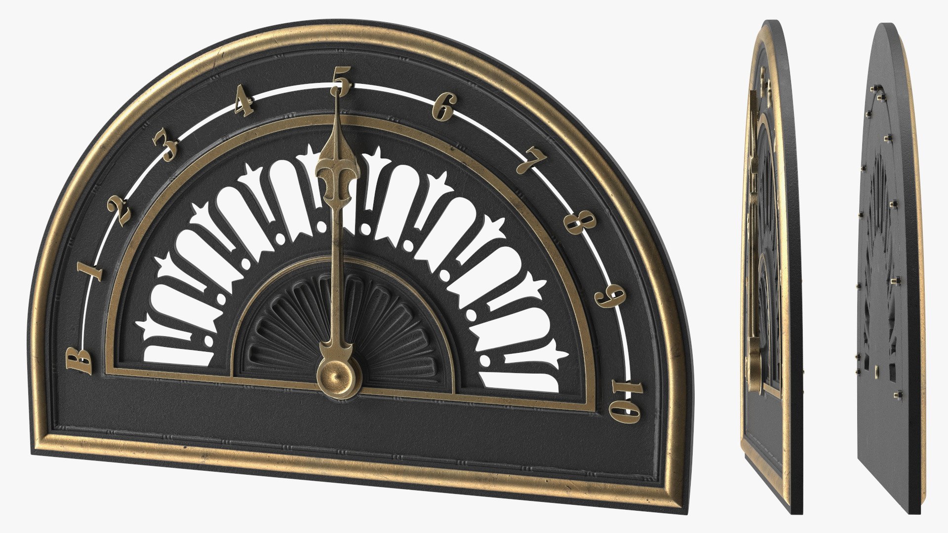 Vintage Elevator Floor Indicator 3D Model - TurboSquid 2280214