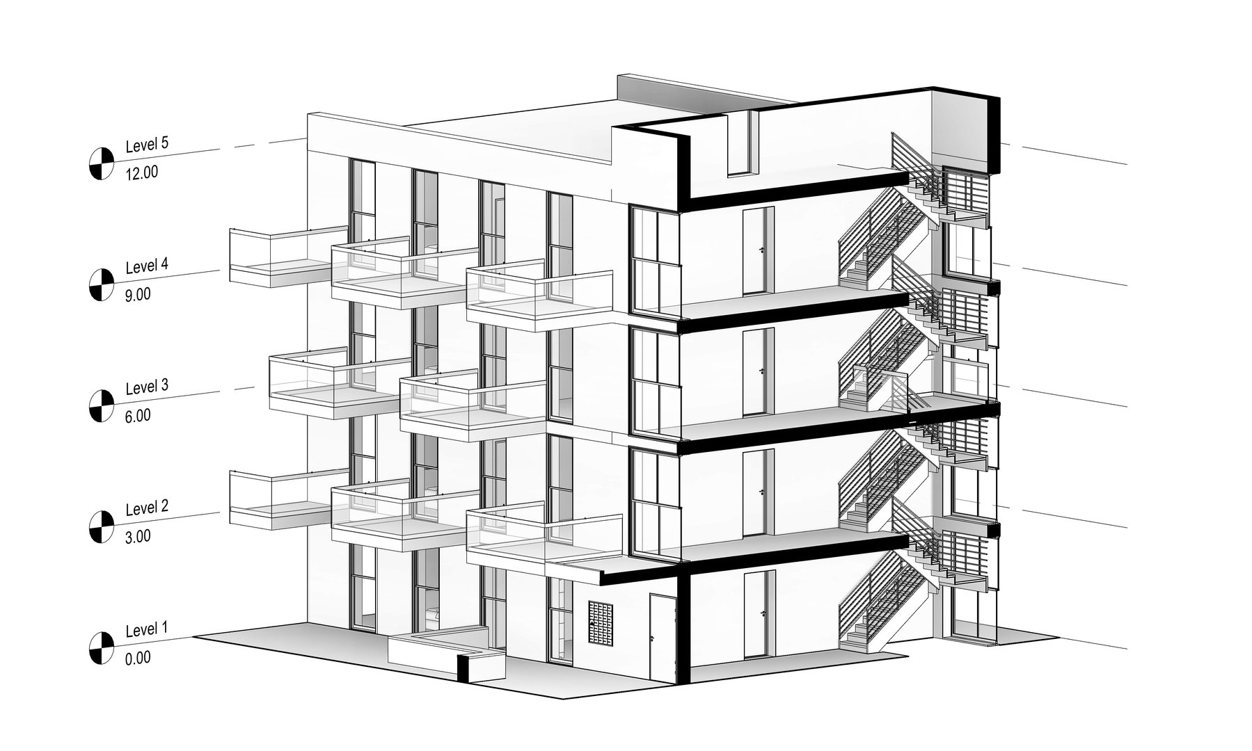 3D Residential Building 04 - TurboSquid 1749282