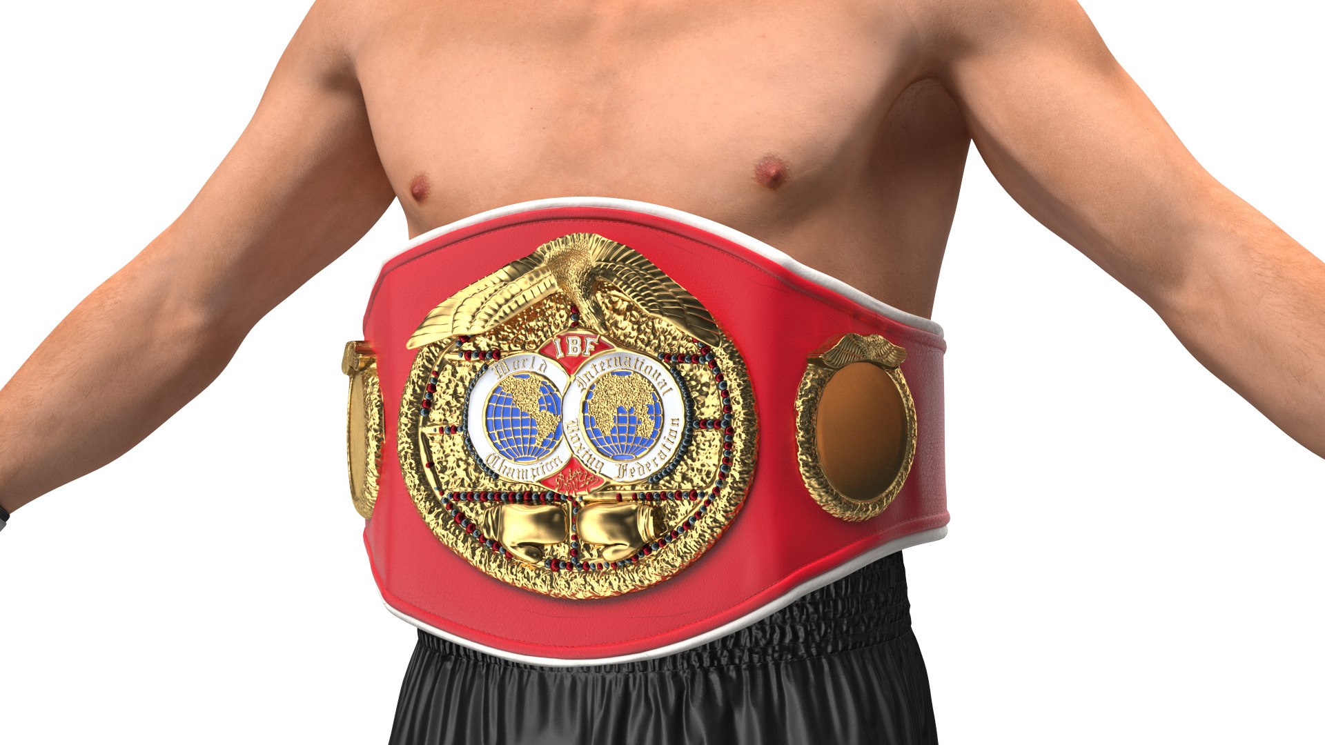 IBF Boxing Champion Rigged 3D Model - TurboSquid 2121995