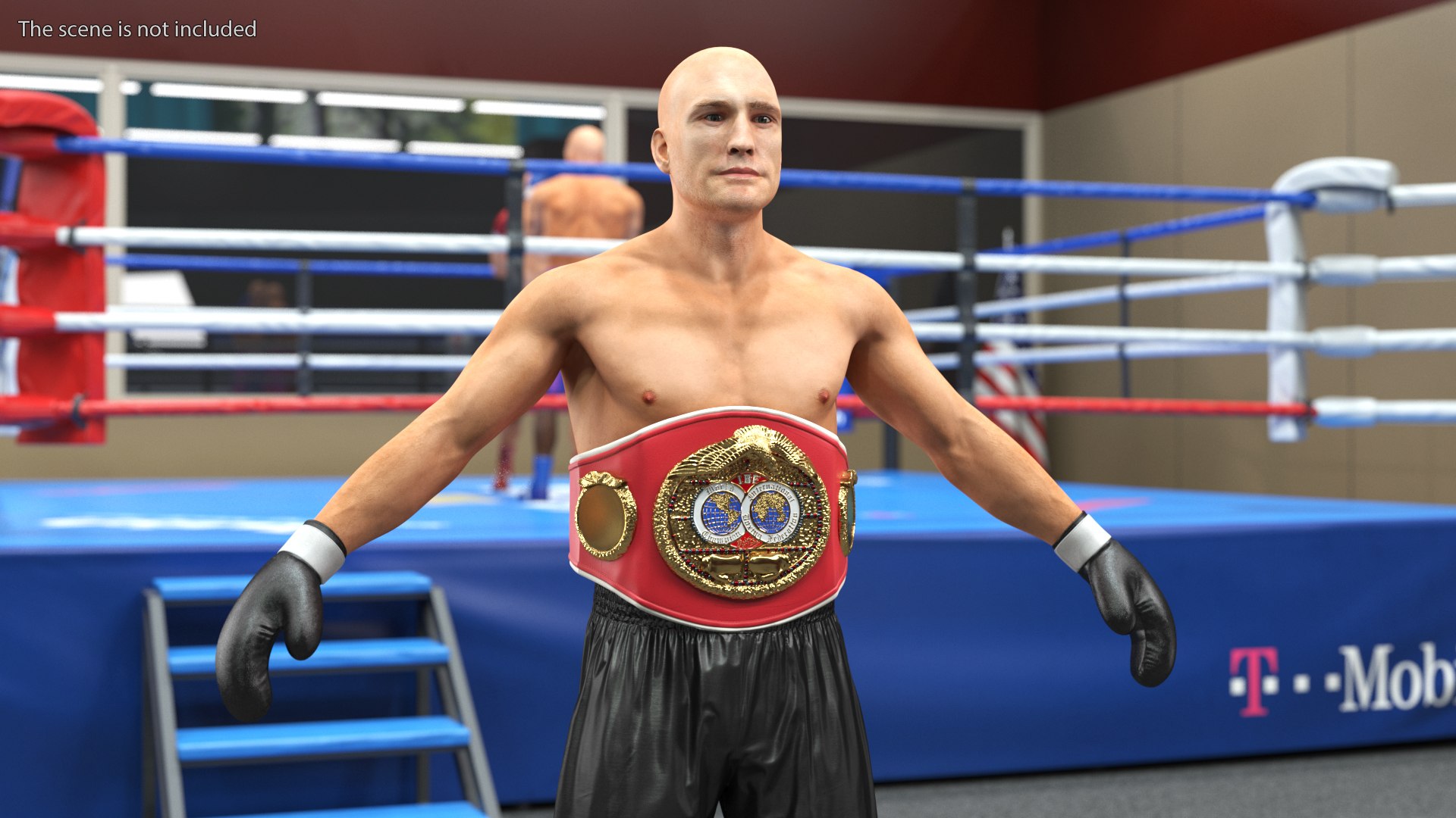 IBF Boxing Champion Rigged 3D Model - TurboSquid 2121995