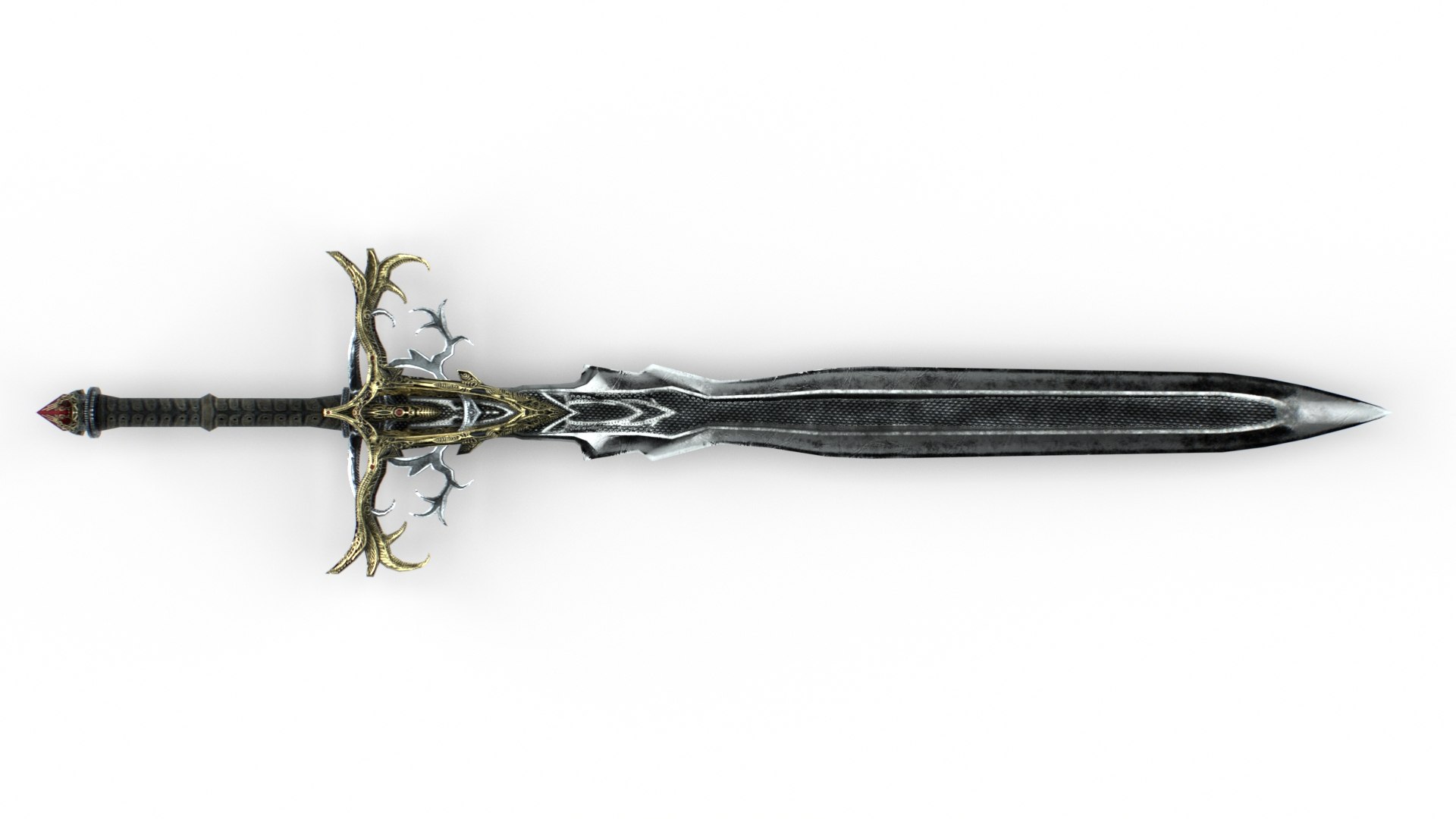 Fantasy 2 handed sword 3D model - TurboSquid 1712698