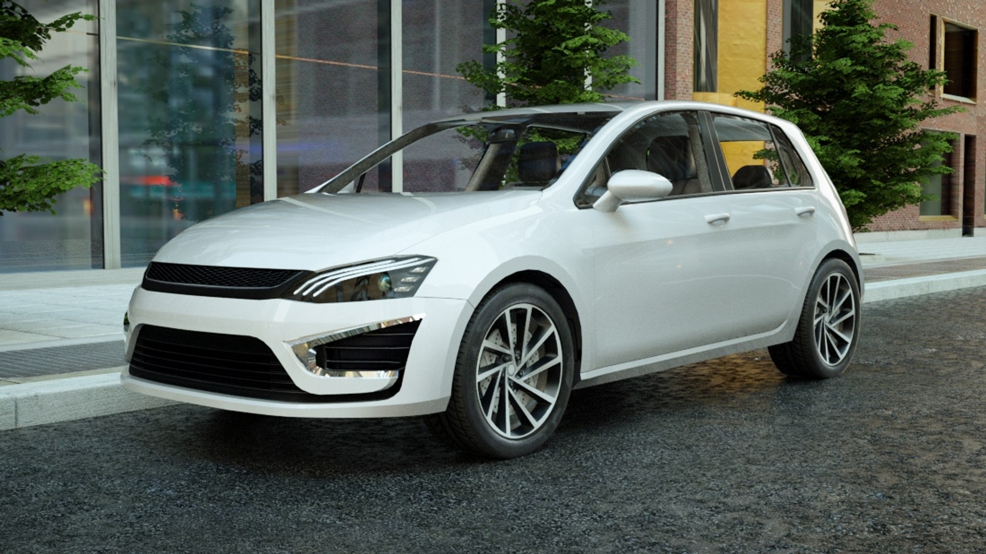 Generic Car 3D Model - TurboSquid 1198219