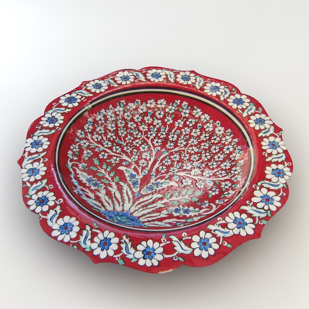 3d model traditional hand bowl