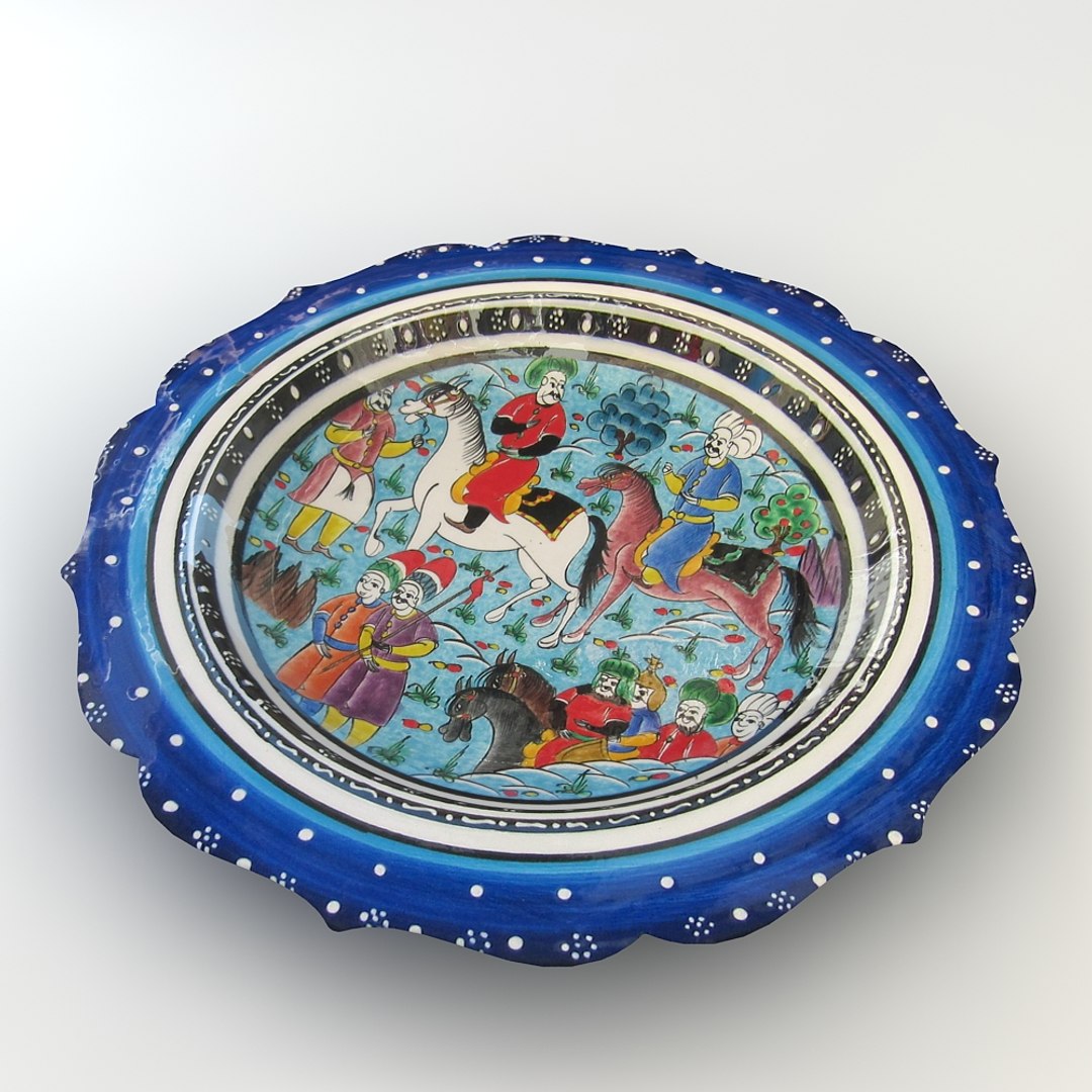 3d model traditional hand bowl