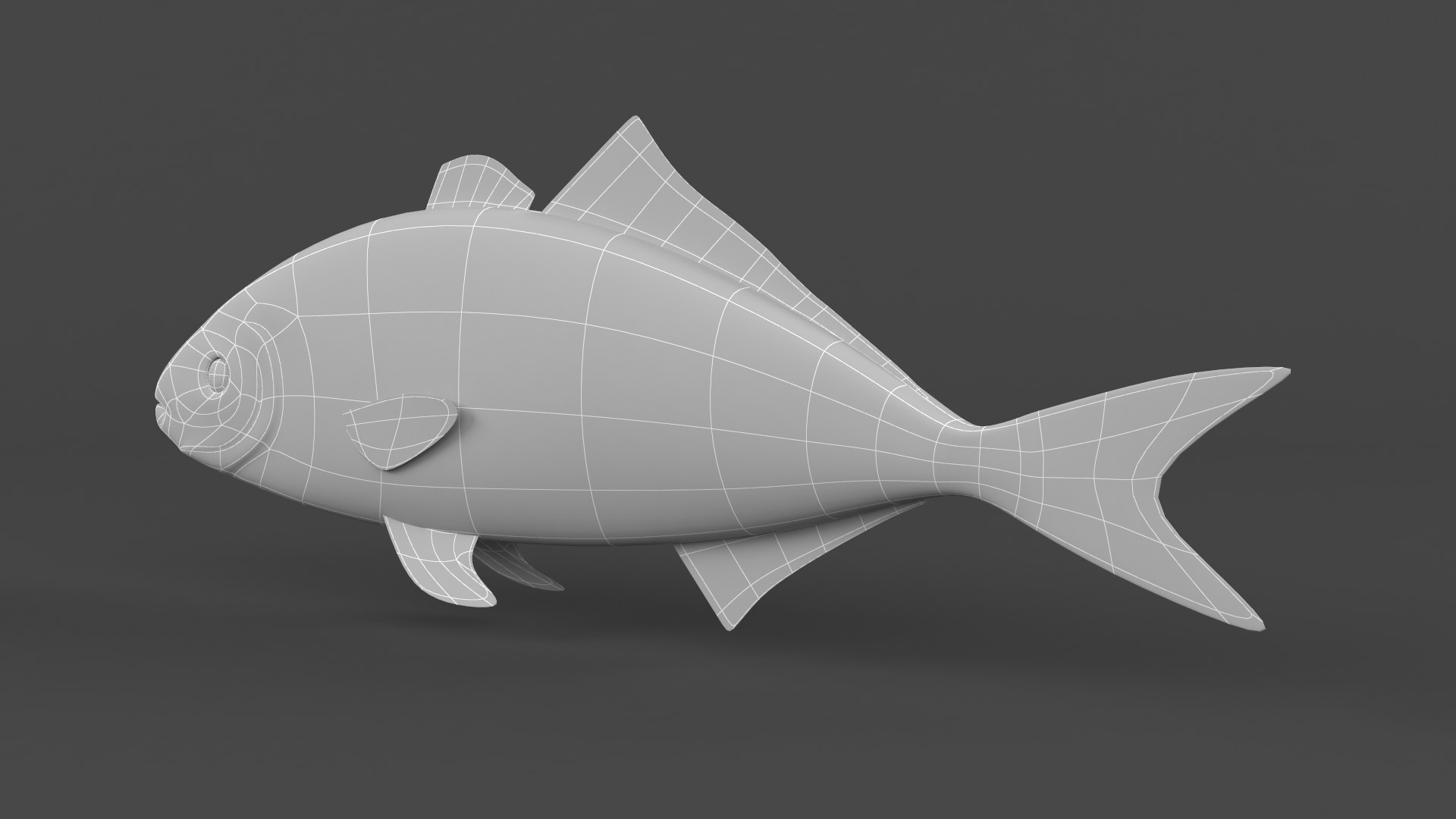 Fish Amberjack 3D Model - TurboSquid 2067576